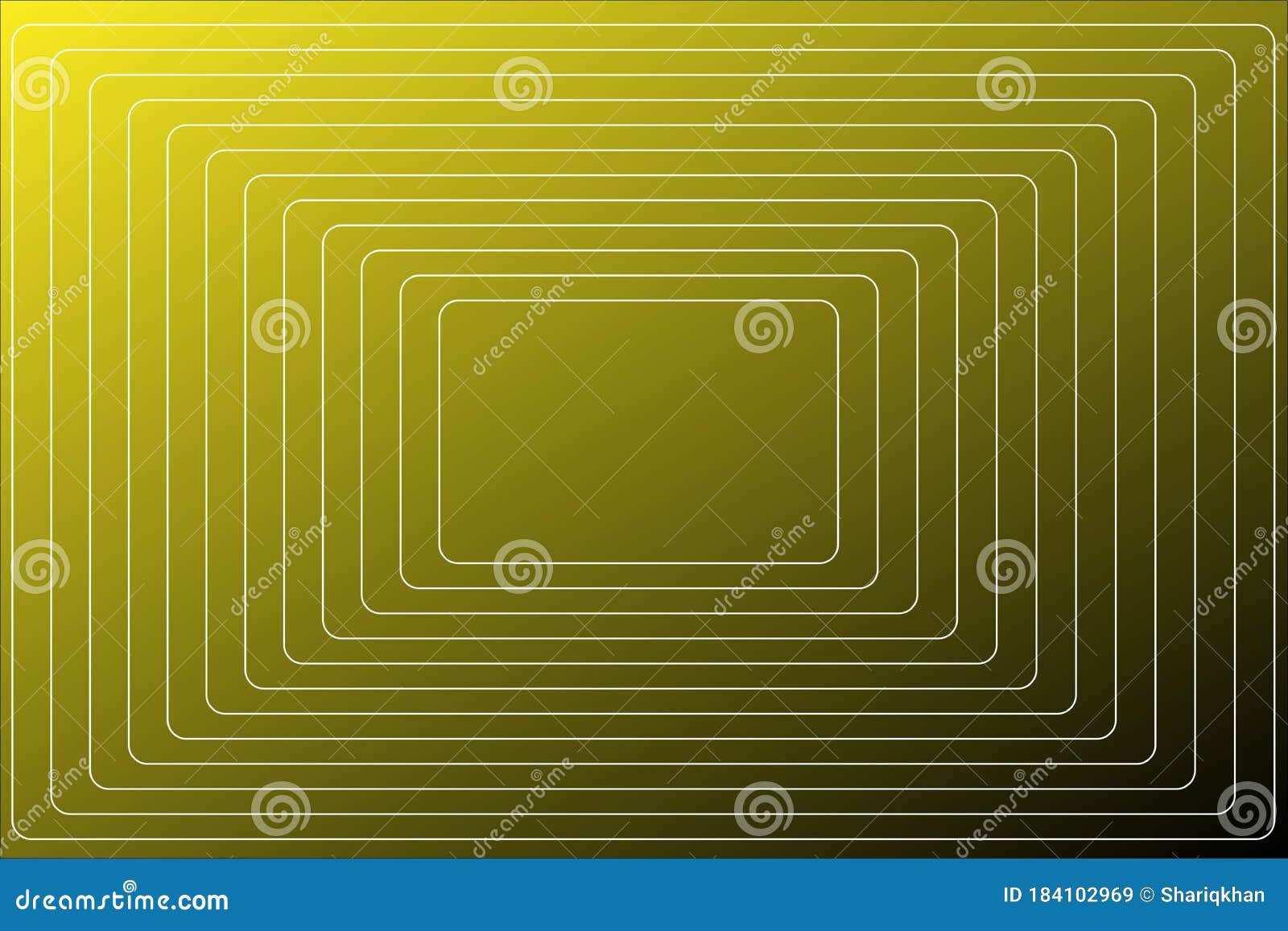 Virtual Depth 3 D Illusion with Squares Geometrical Figure Stock Vector ...