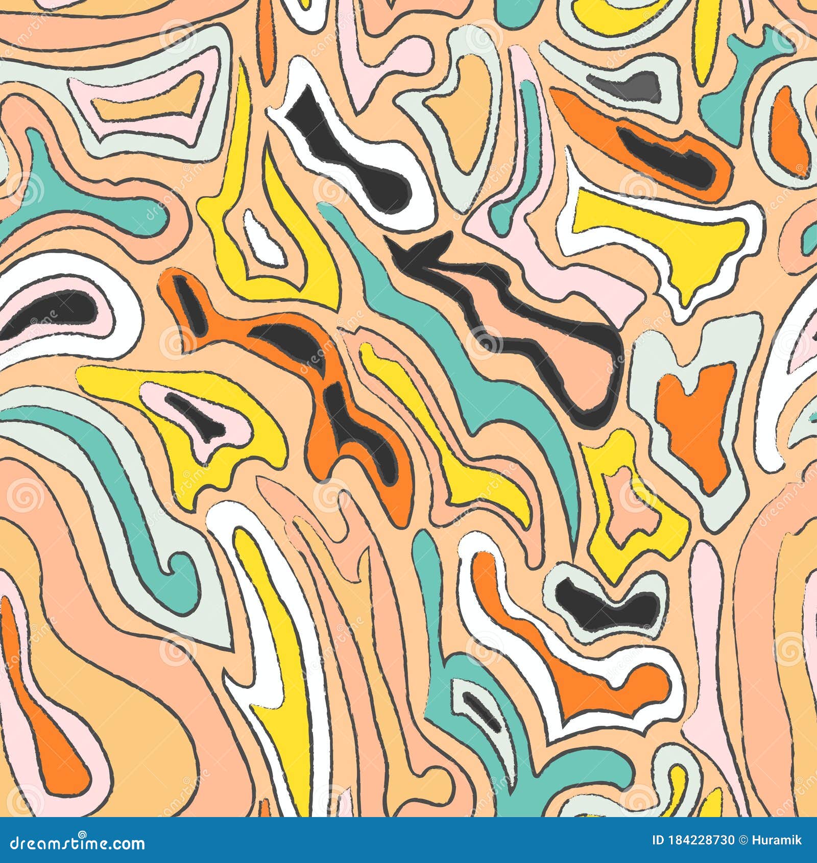 Pattern Multi-colored Stains. Vector Stock Vector - Illustration of ...