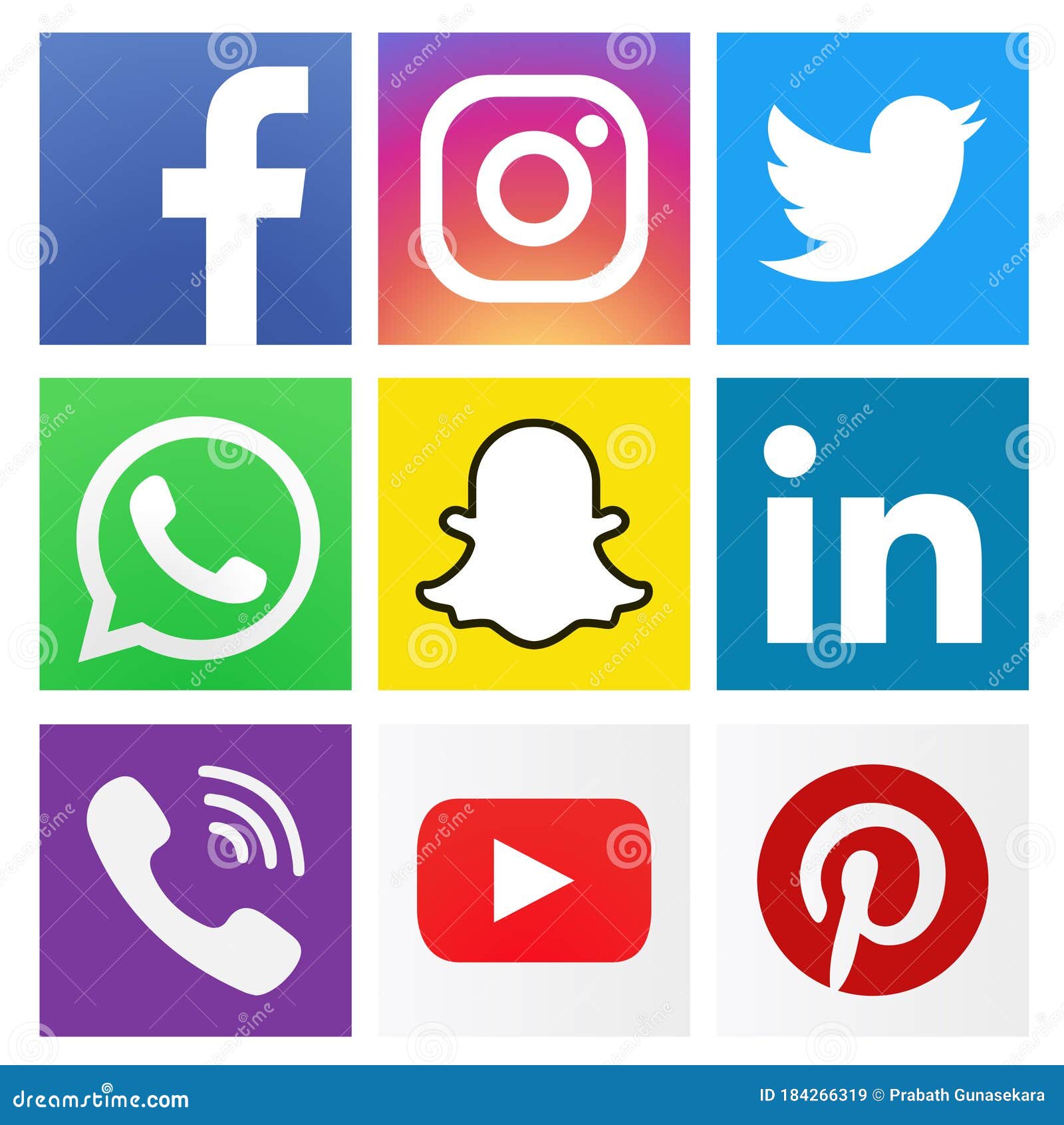 Colored WhatsApp Logo Icon Cartoon Vector | CartoonDealer.com #175718605