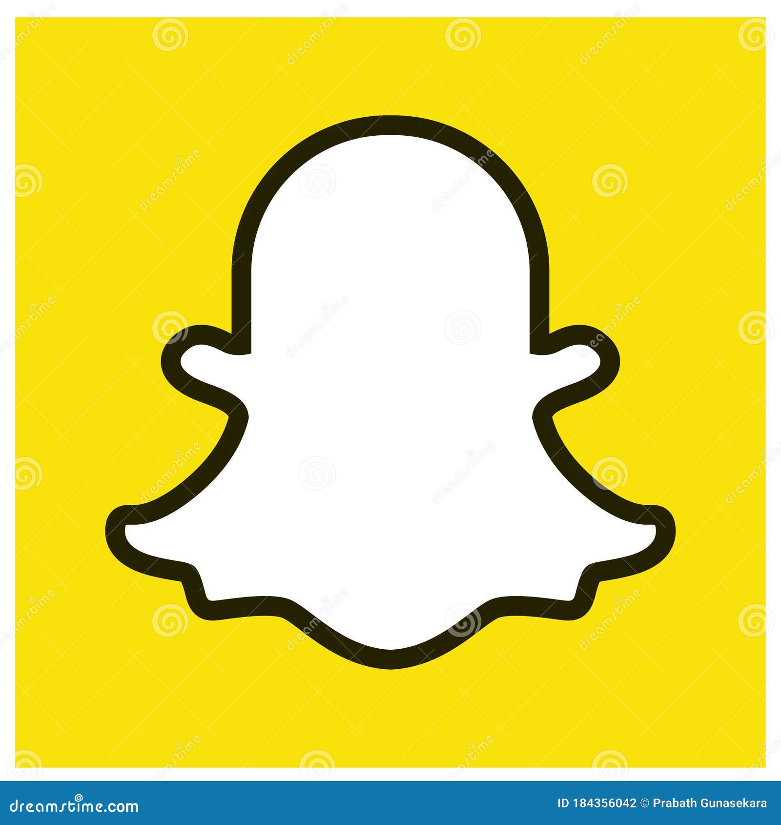 Squared Colored Snapchat Social Media Logo Icon Editorial Photography ...