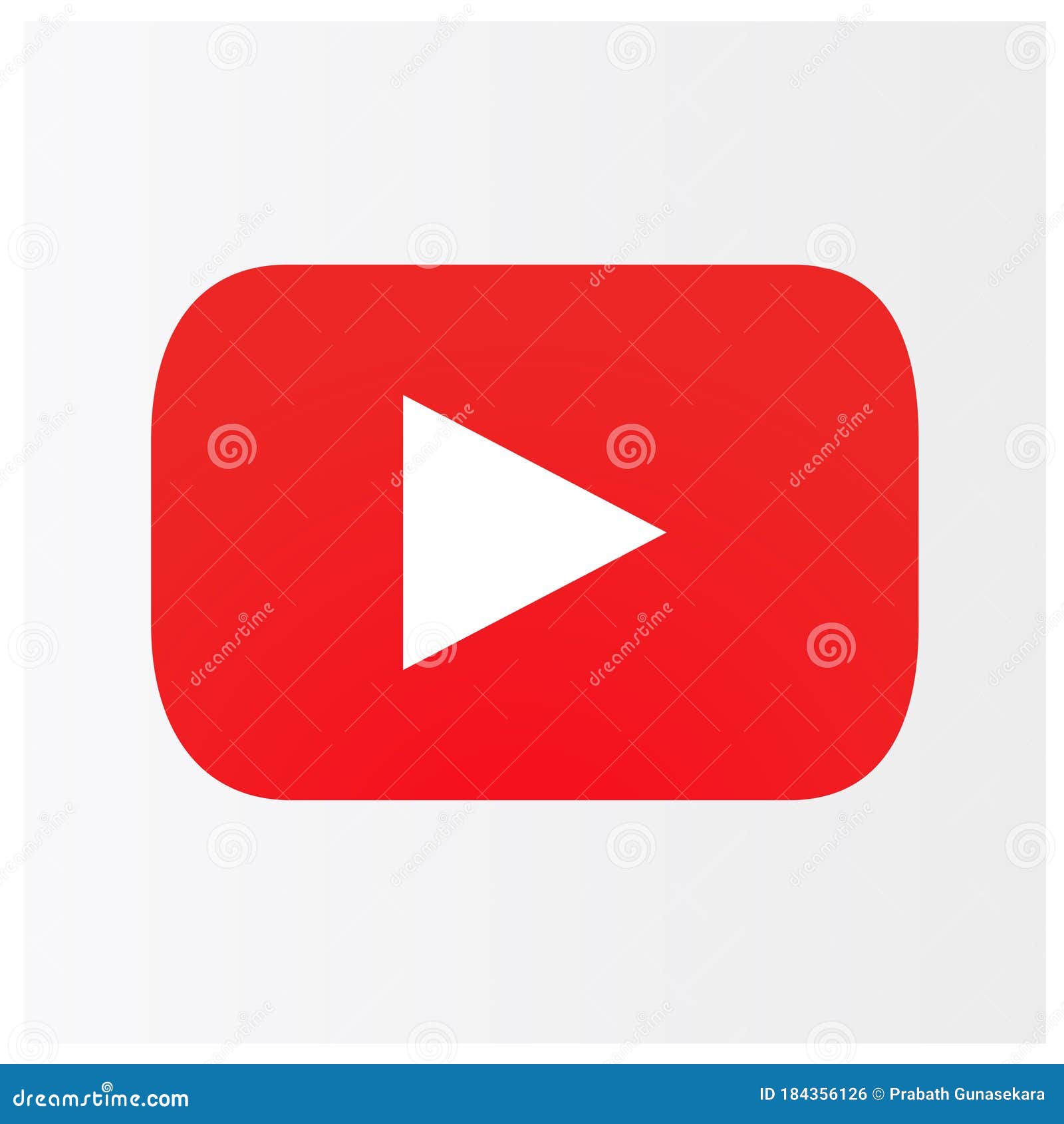 Squared Colored Sharp Edged Youtube Logo Icon Editorial Photo ...