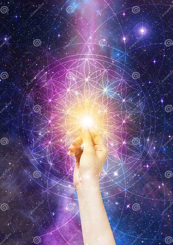 Flower of Life Symbol, Sacred Geometry, Infinite Love Portal, Life Soul ...