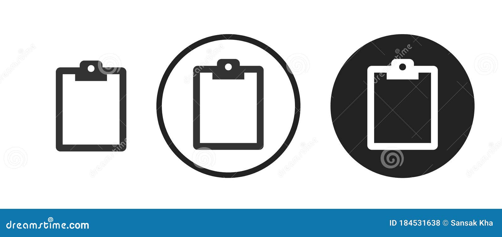 The Note Paper Icon. Text File Symbol. Flat Stock Illustration ...