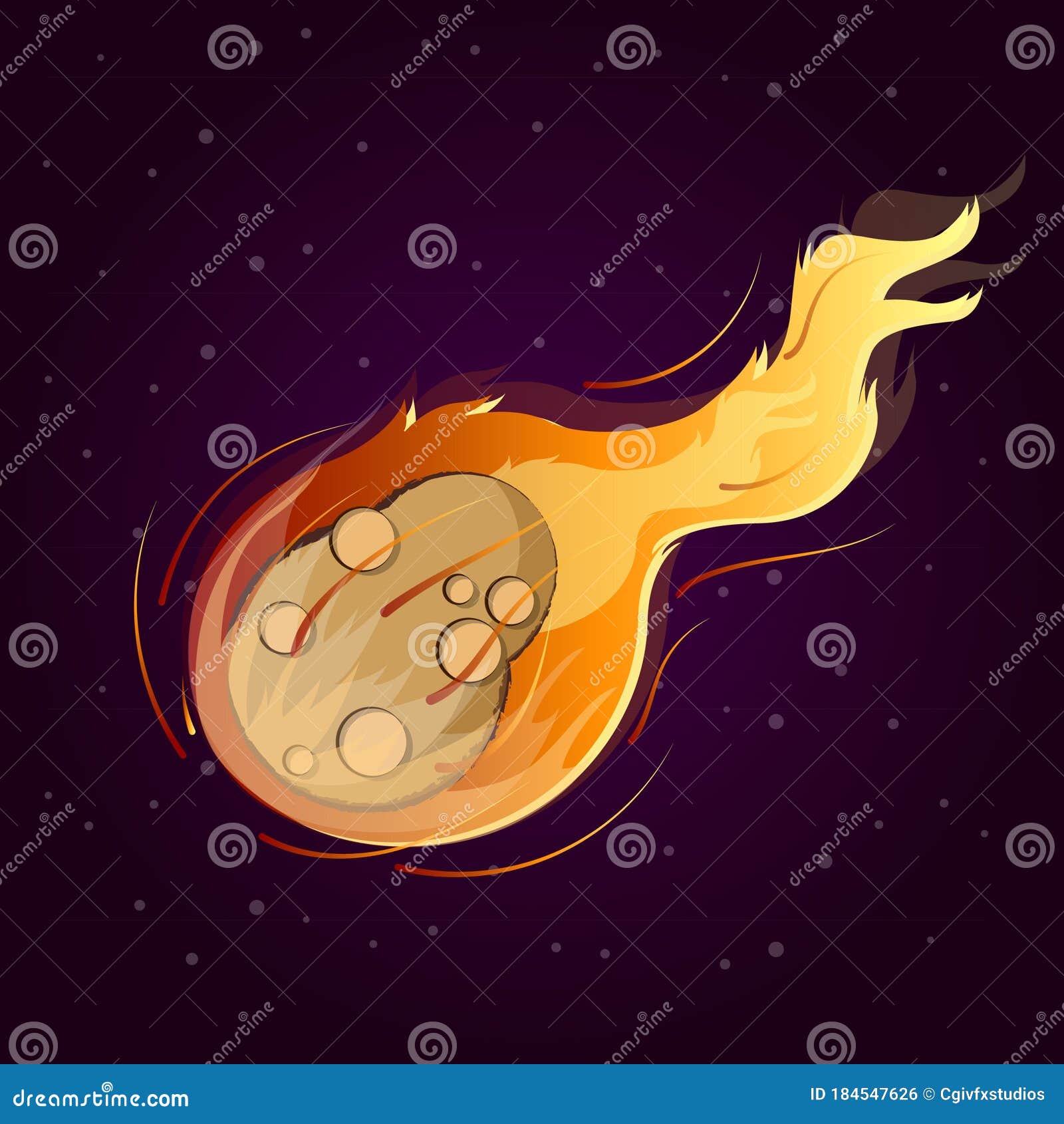 Asteroid - Vector Silhouette Picture For Logo Or Pictogram, Satellite ...