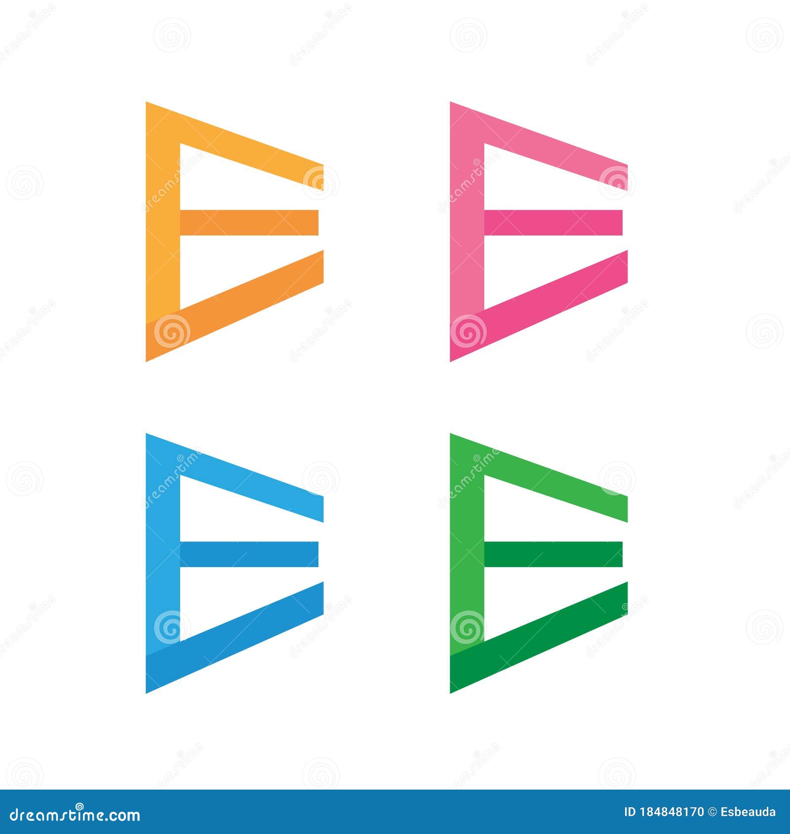 Abstract Letter Logo Icon Design Stock Vector - Illustration of ...