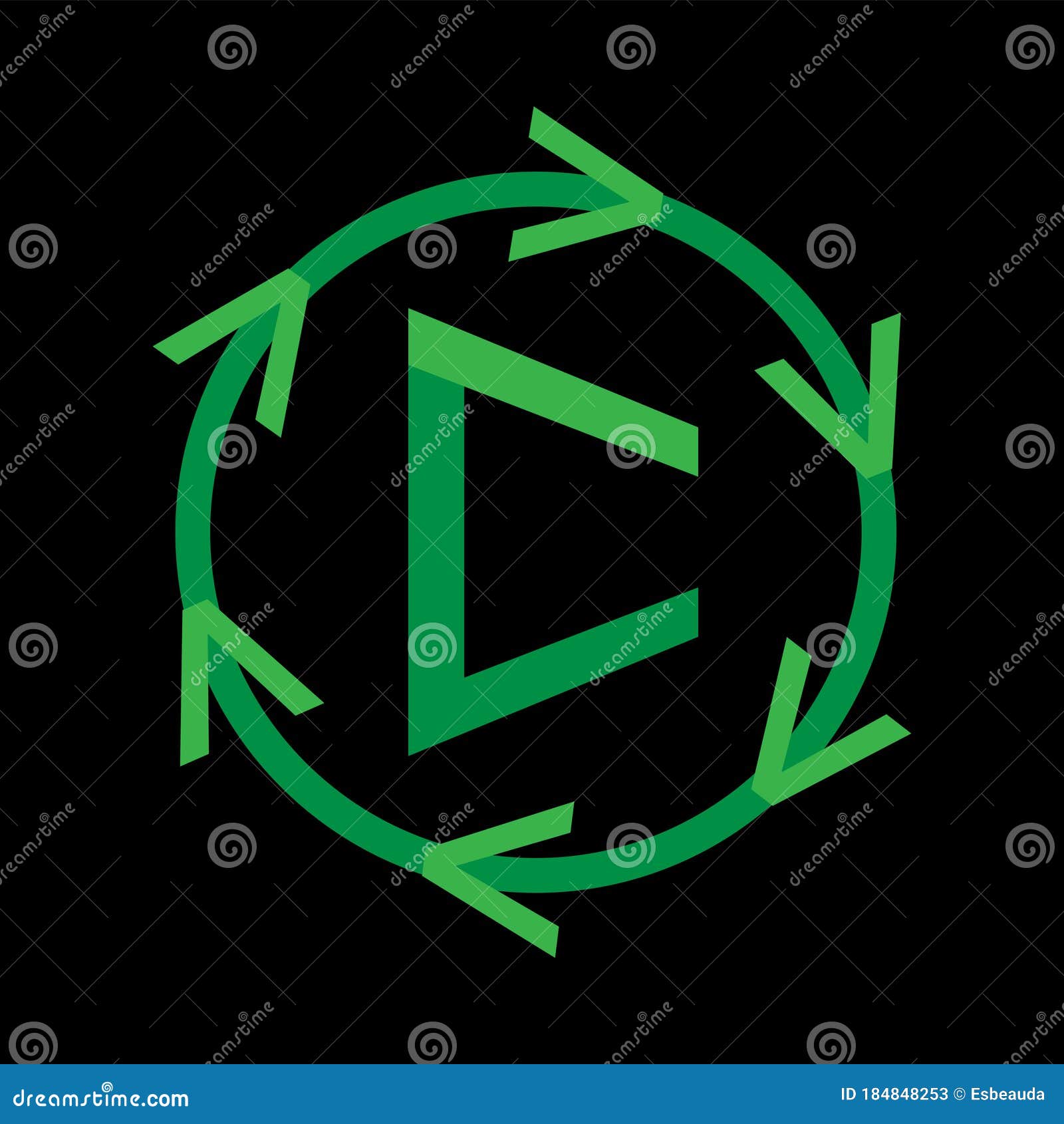 Abstract Letter Logo Icon Design Stock Vector - Illustration of logo ...