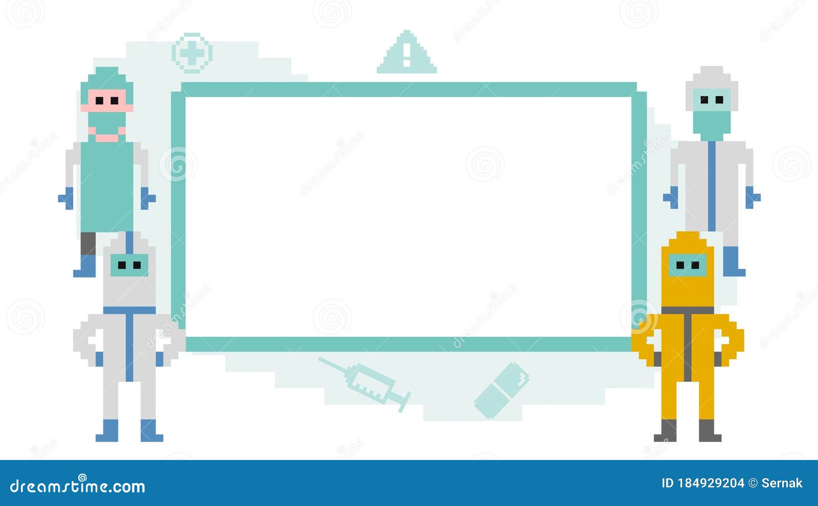 Doctor Pixel Art Cartoon Vector | CartoonDealer.com #86619973