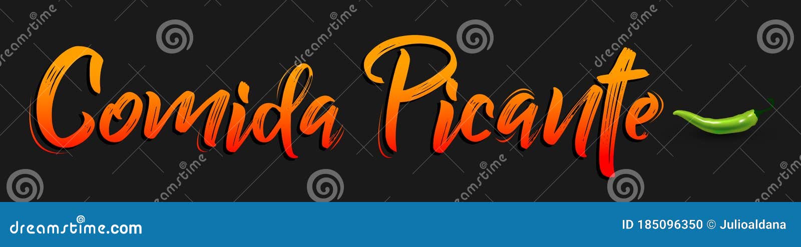 Hot Spicy Food Warning Sign Cartoon Vector | CartoonDealer.com #103549077