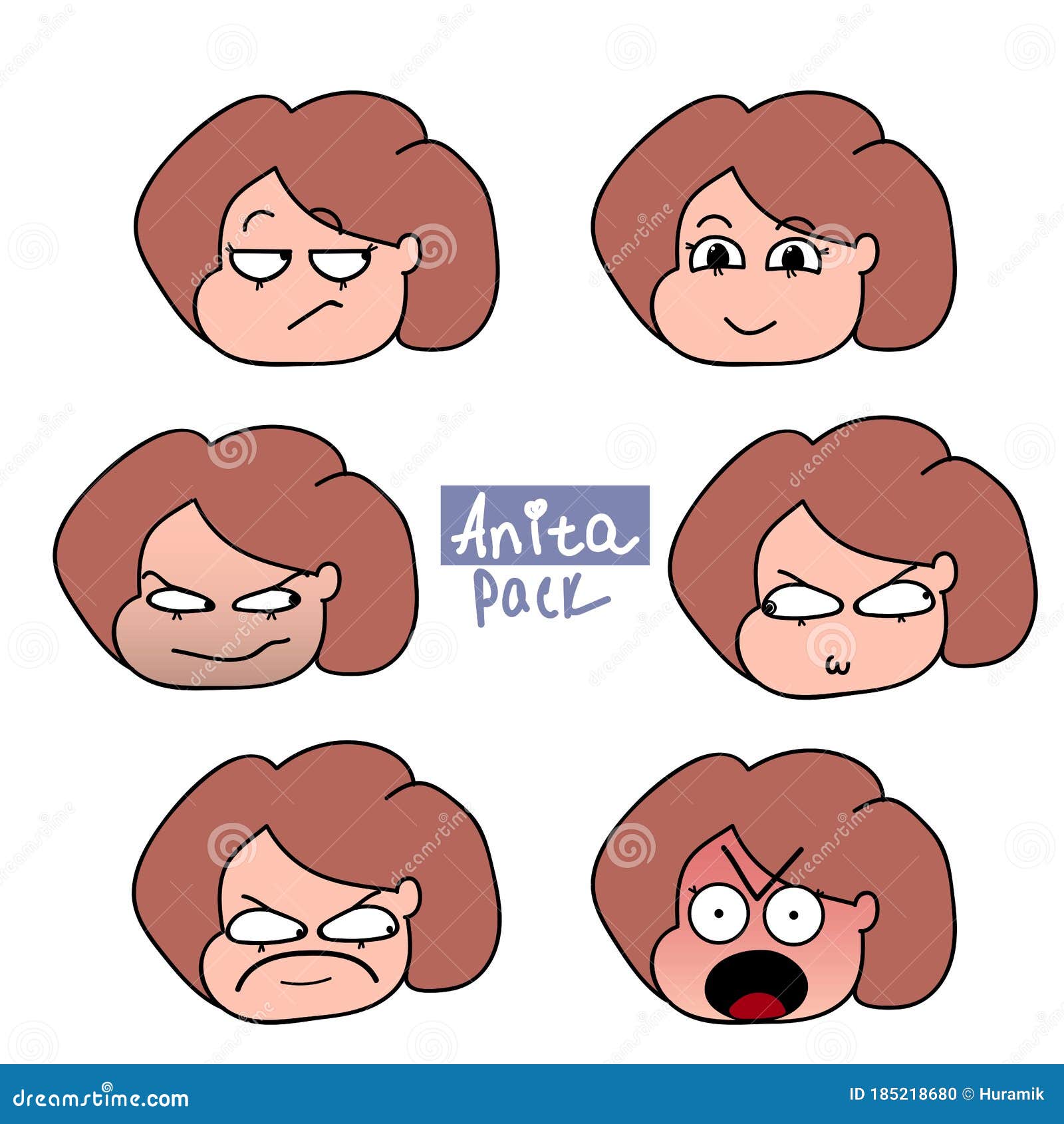 Intrigued Woman Cross Fingers Wait Surprise Vector | CartoonDealer.com ...