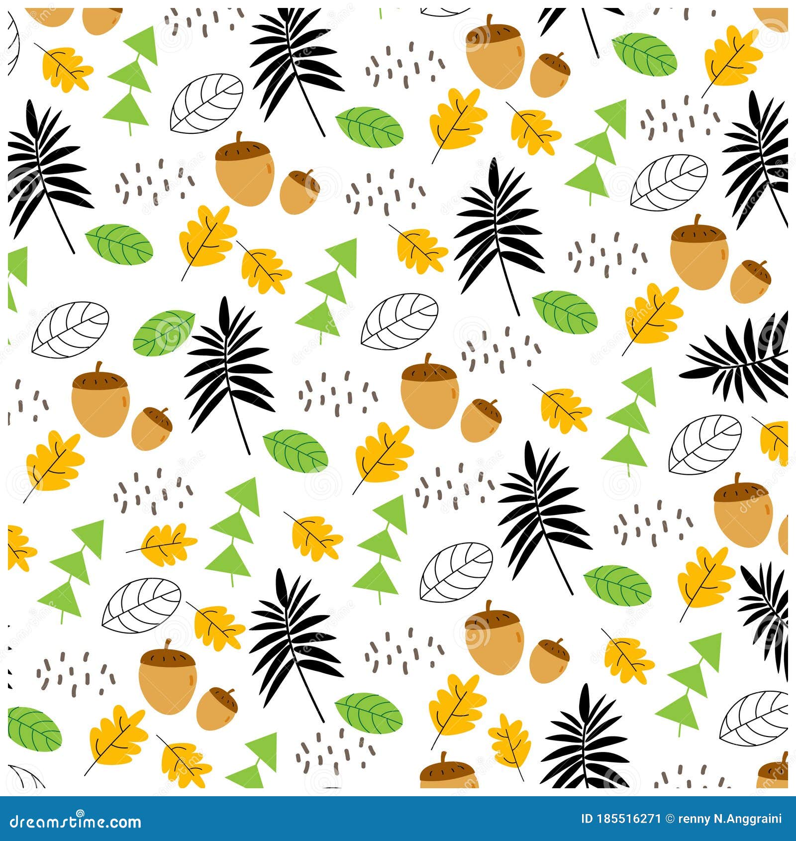 Colorful Tropical Summer Background Pattern Wallpaper Stock Vector ...