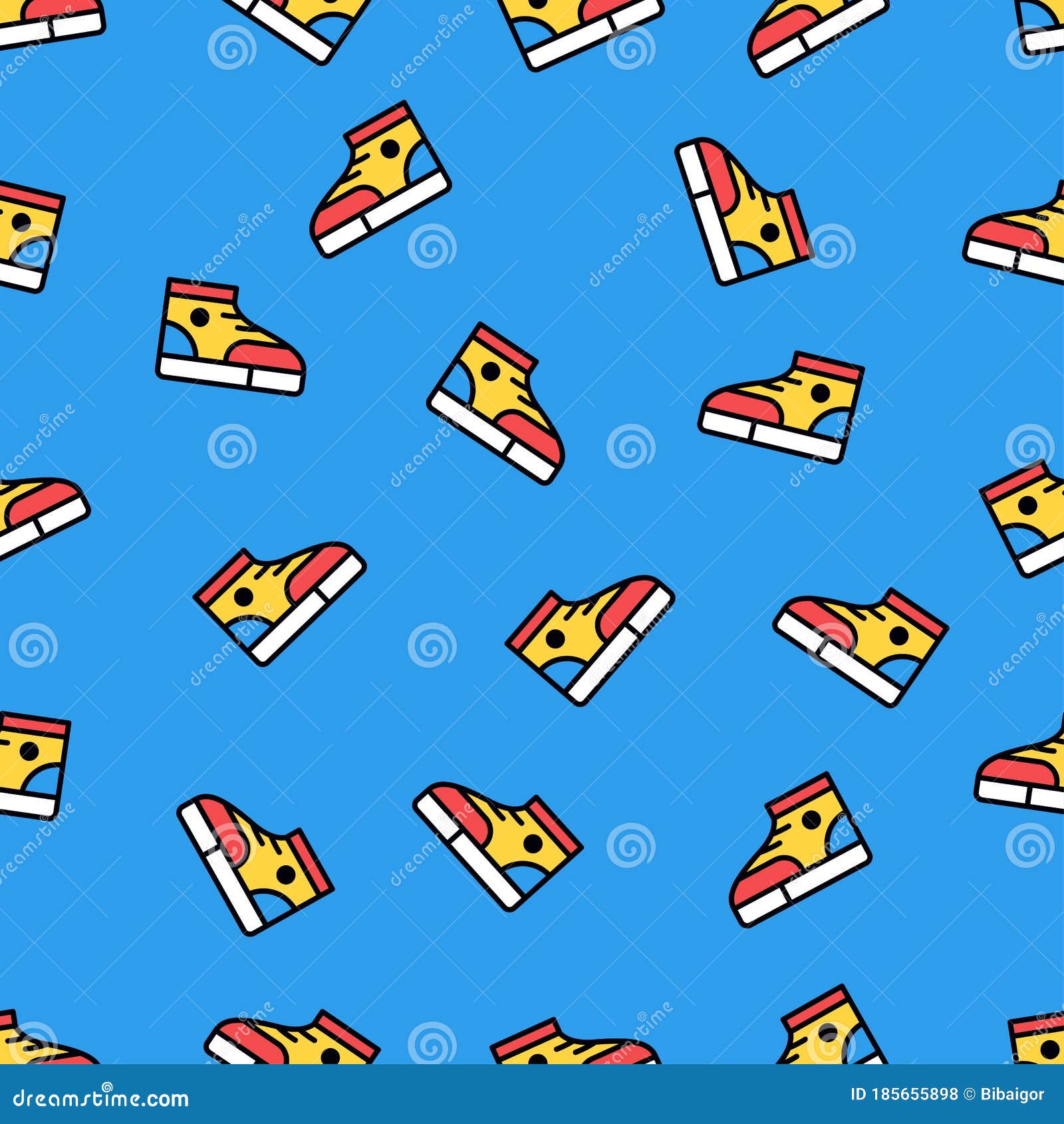 Trendy Fashion Shoes. Cool Kicks. Bright Sneakers. Sport Shoes ...