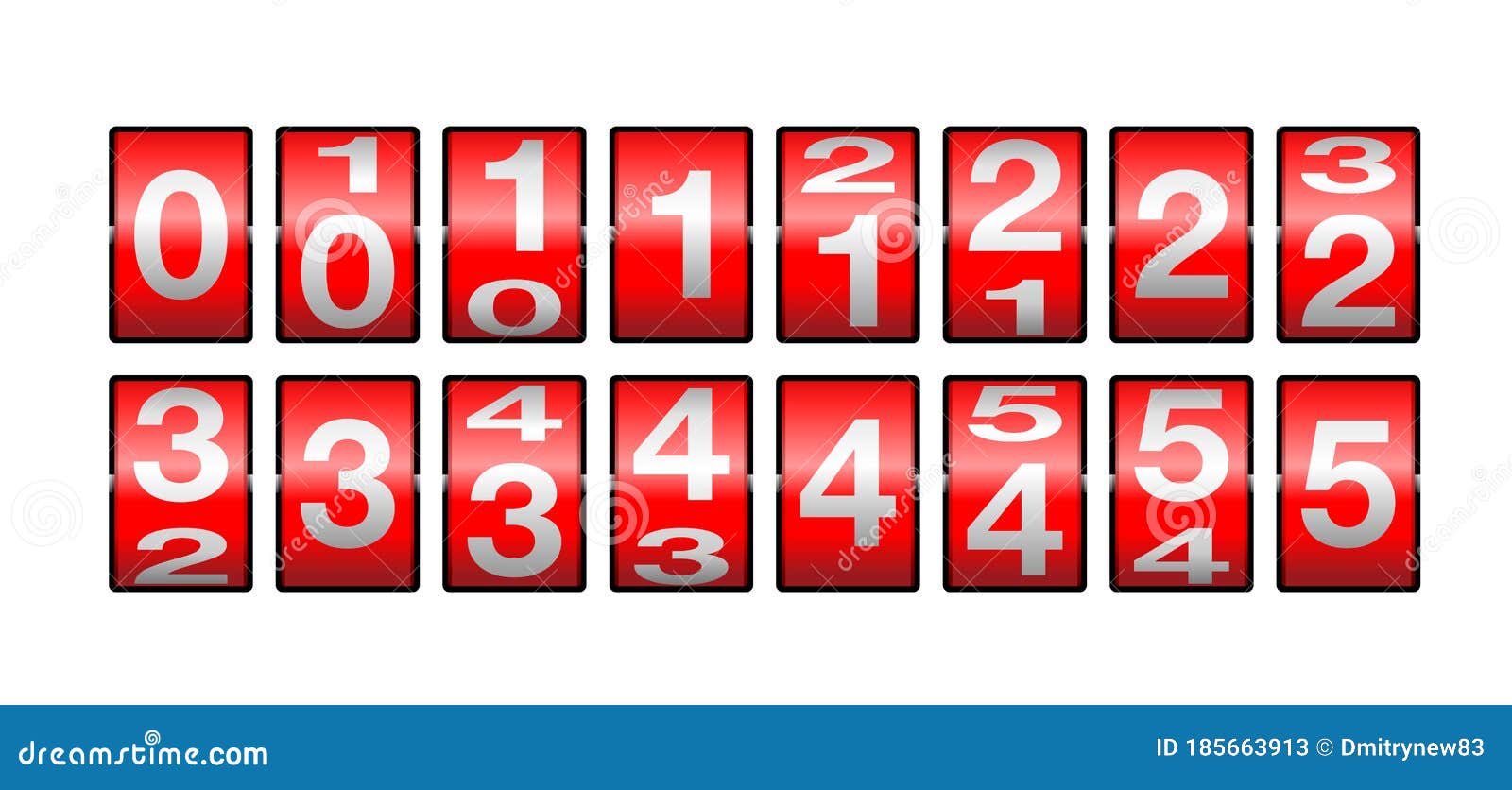 Rotation Counter from 0 To 5 Stock Vector - Illustration of icon ...