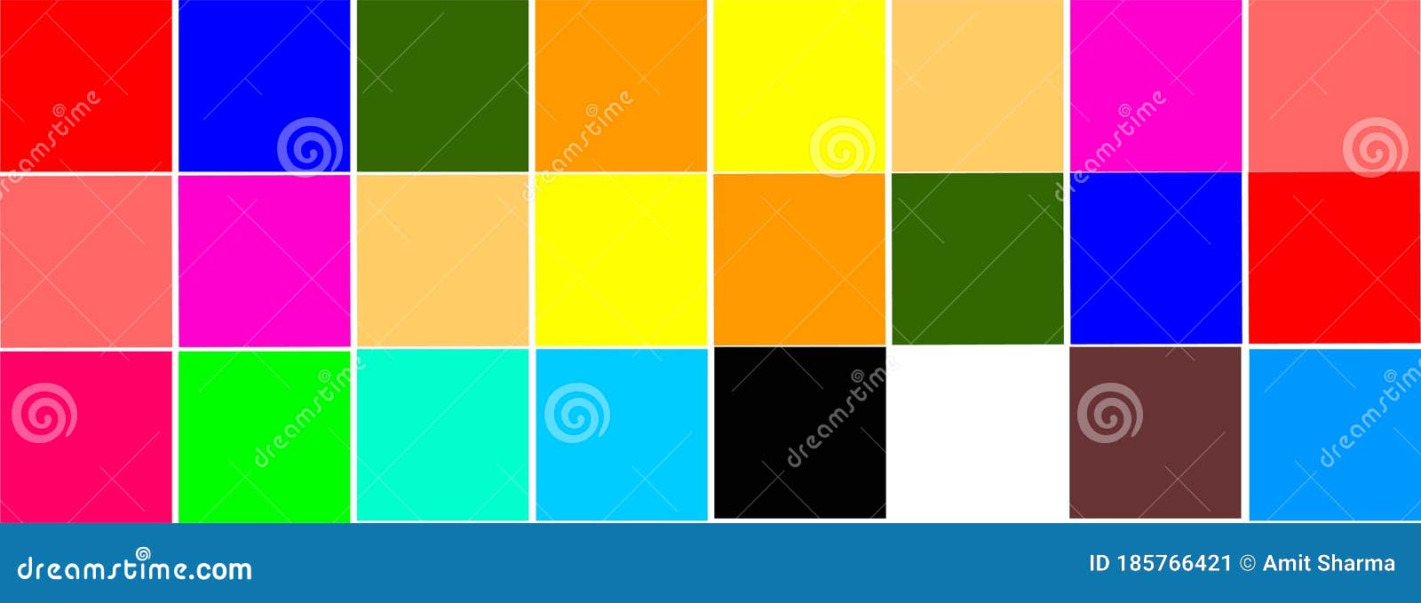 Pattern of Colorful Squares Illustration Stock Illustration ...