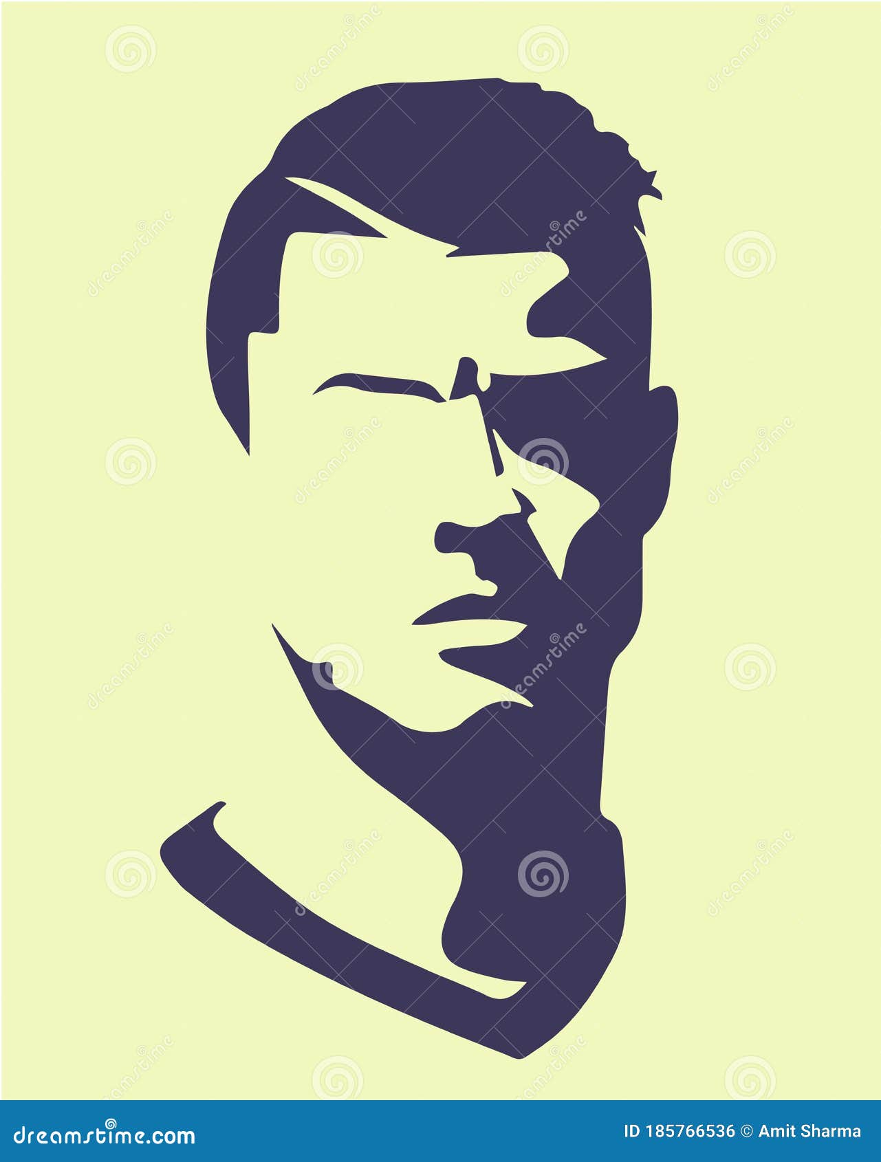 Shadow Face Stock Illustrations – 57,703 Shadow Face Stock ...