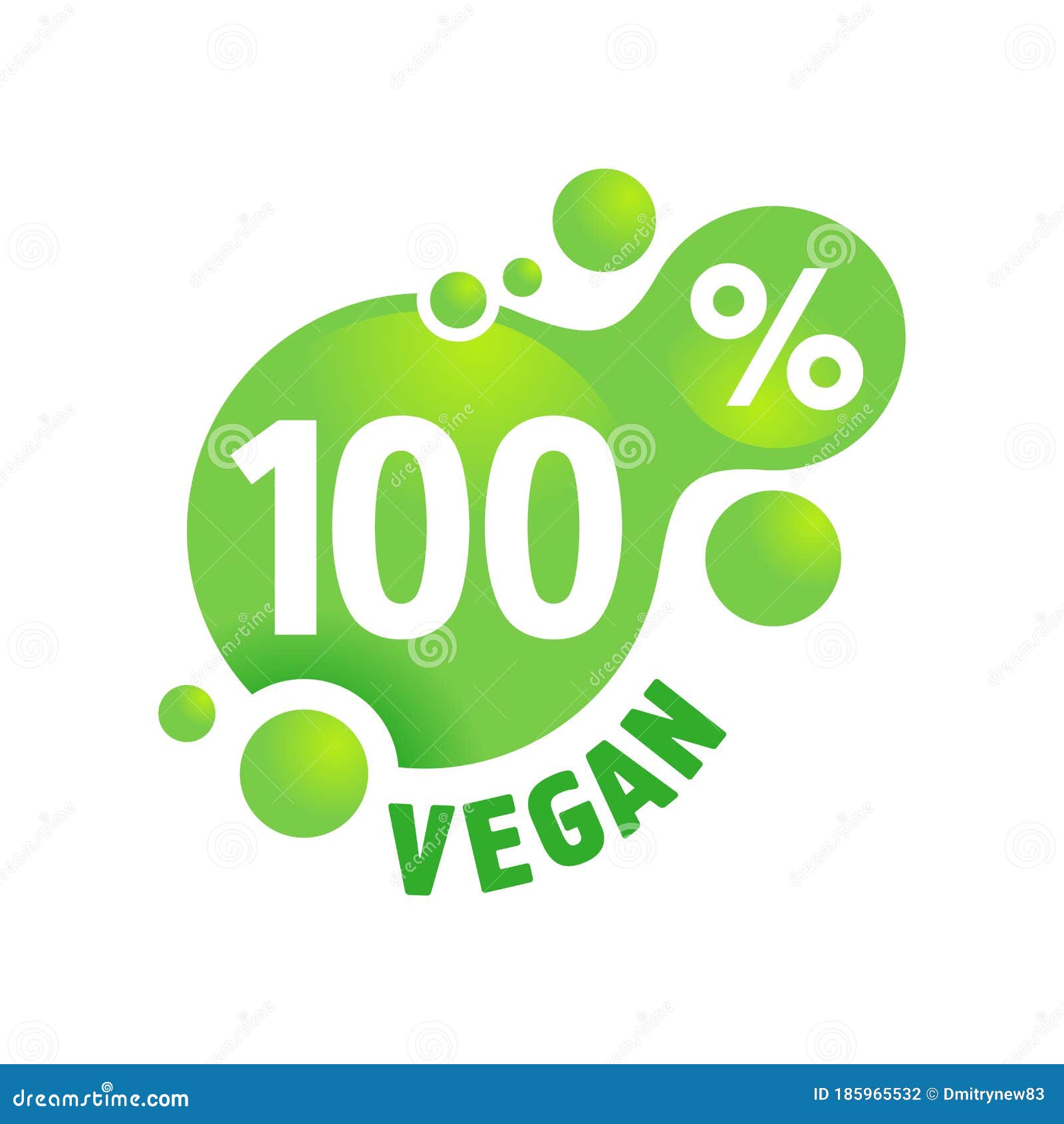 Go Vegan Stamp Symbol- Vegetarian Food Safety Logo With Green Leaves ...