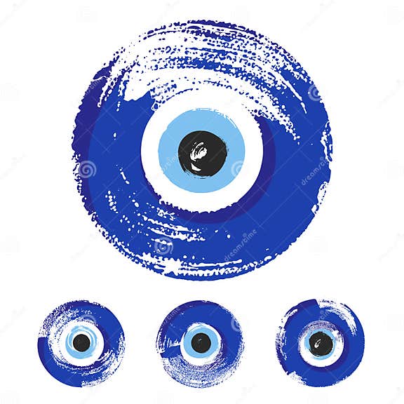 Hand Drawn Turkish Eye. Symbol of Protection Turkey, Greese, Cyprus ...