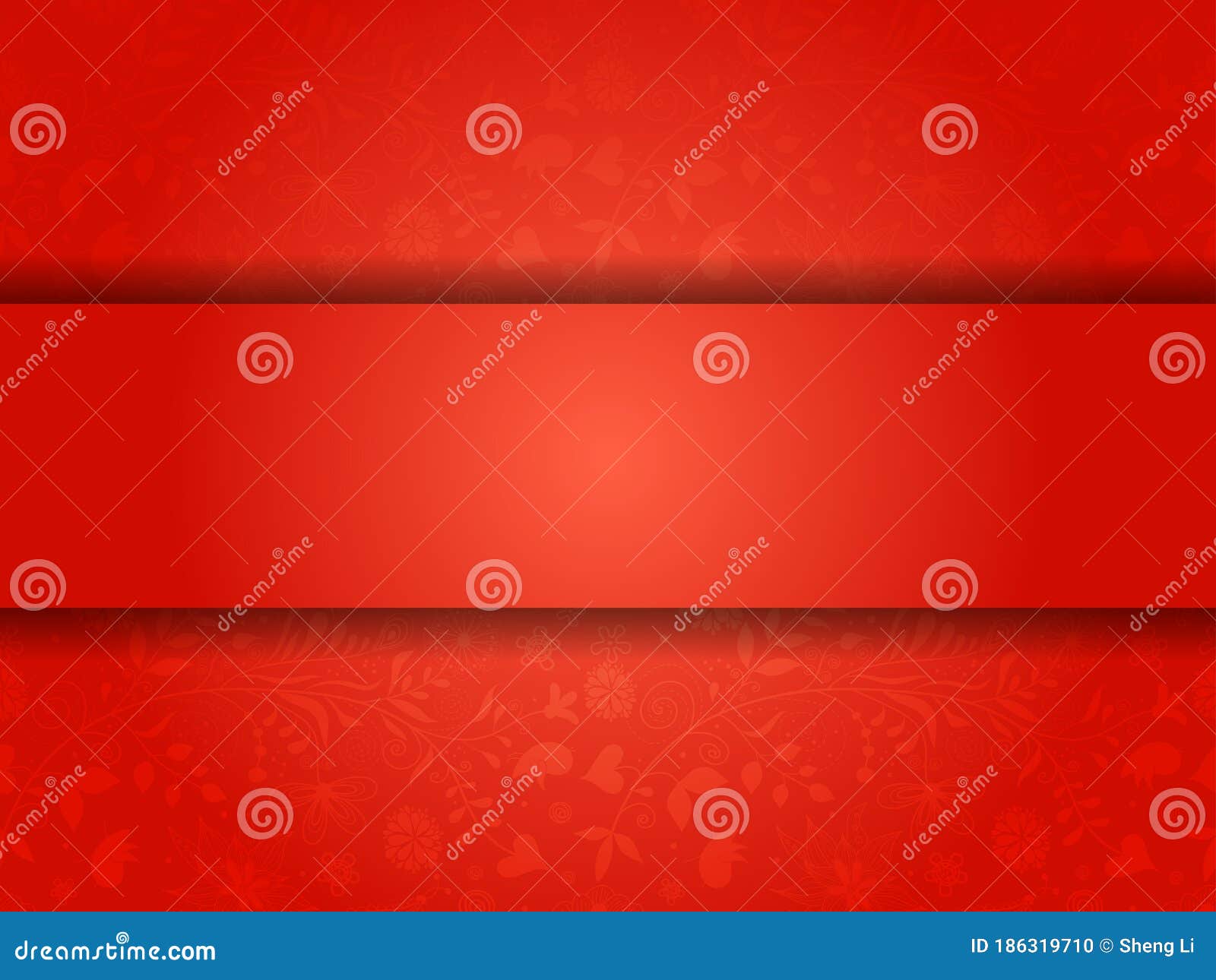 Traditional Chinese Greeting Card Template, Flowers Texture Stock ...