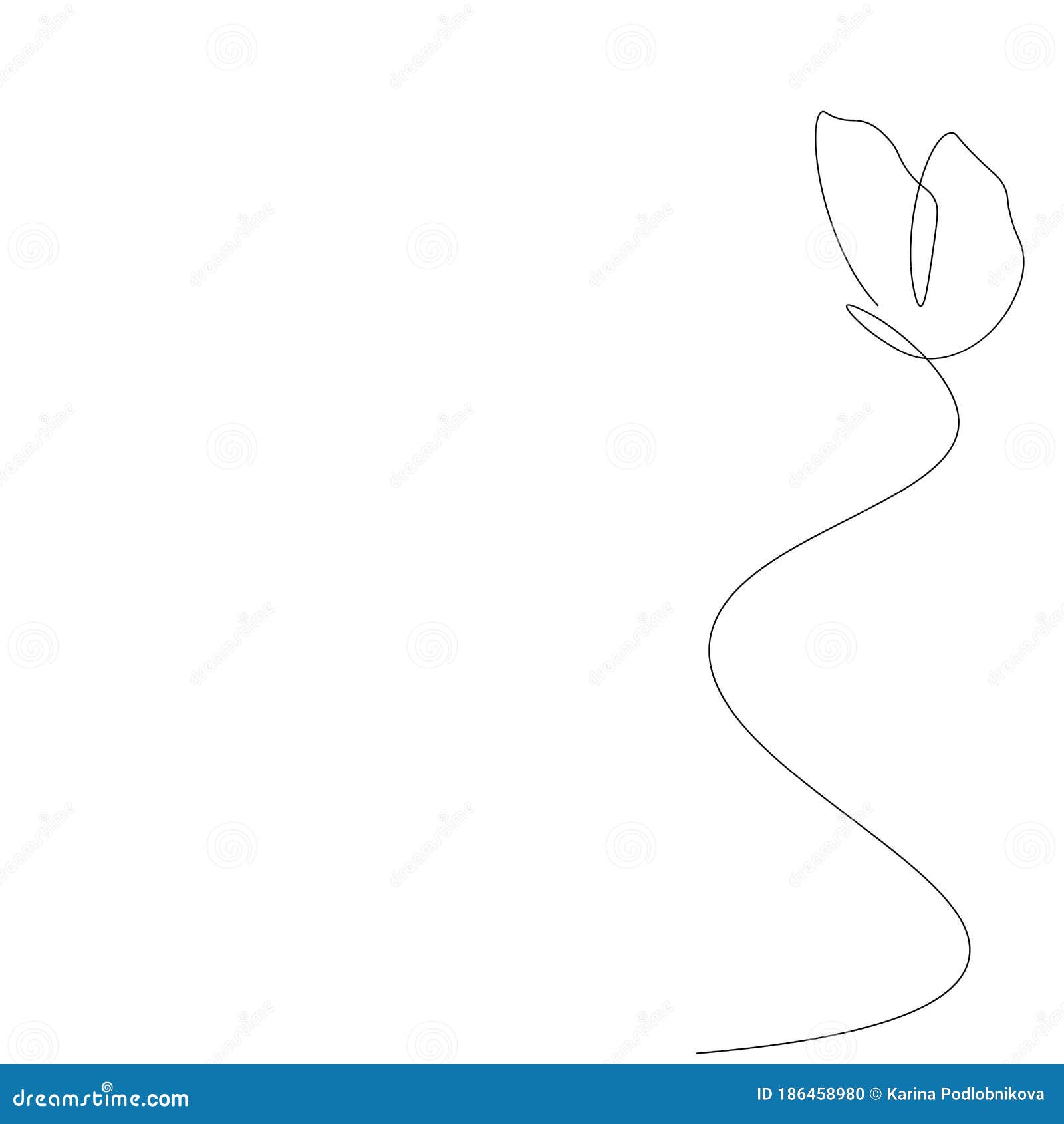 Butterfly Fly Line Drawing Vector Illustration Stock Vector ...