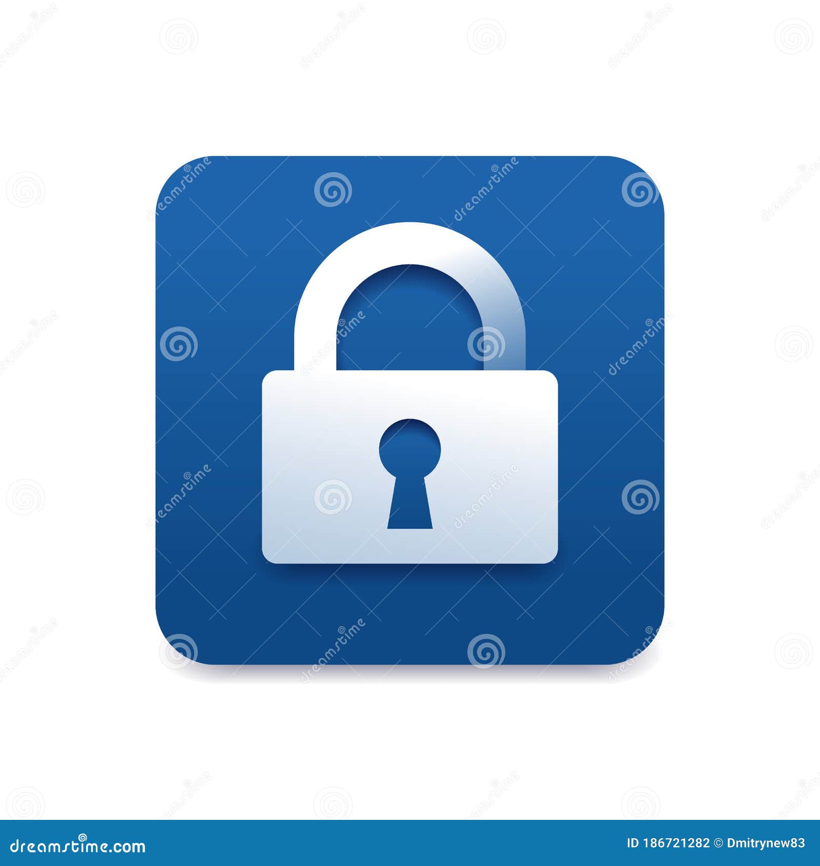 Lock Icon - Data Security Account Protection Stock Vector ...