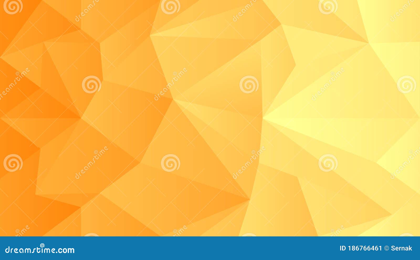 Abstract Orange Geometric Polygonal Background Design. Stock Vector ...