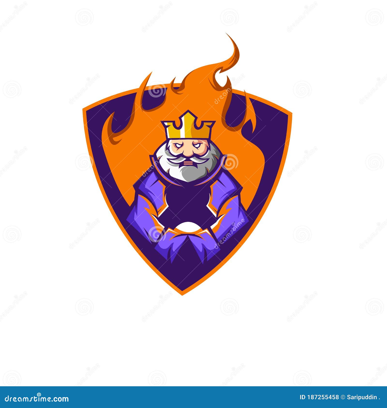 King Wearing Purple Robe Stock Illustrations – 2 King Wearing Purple ...