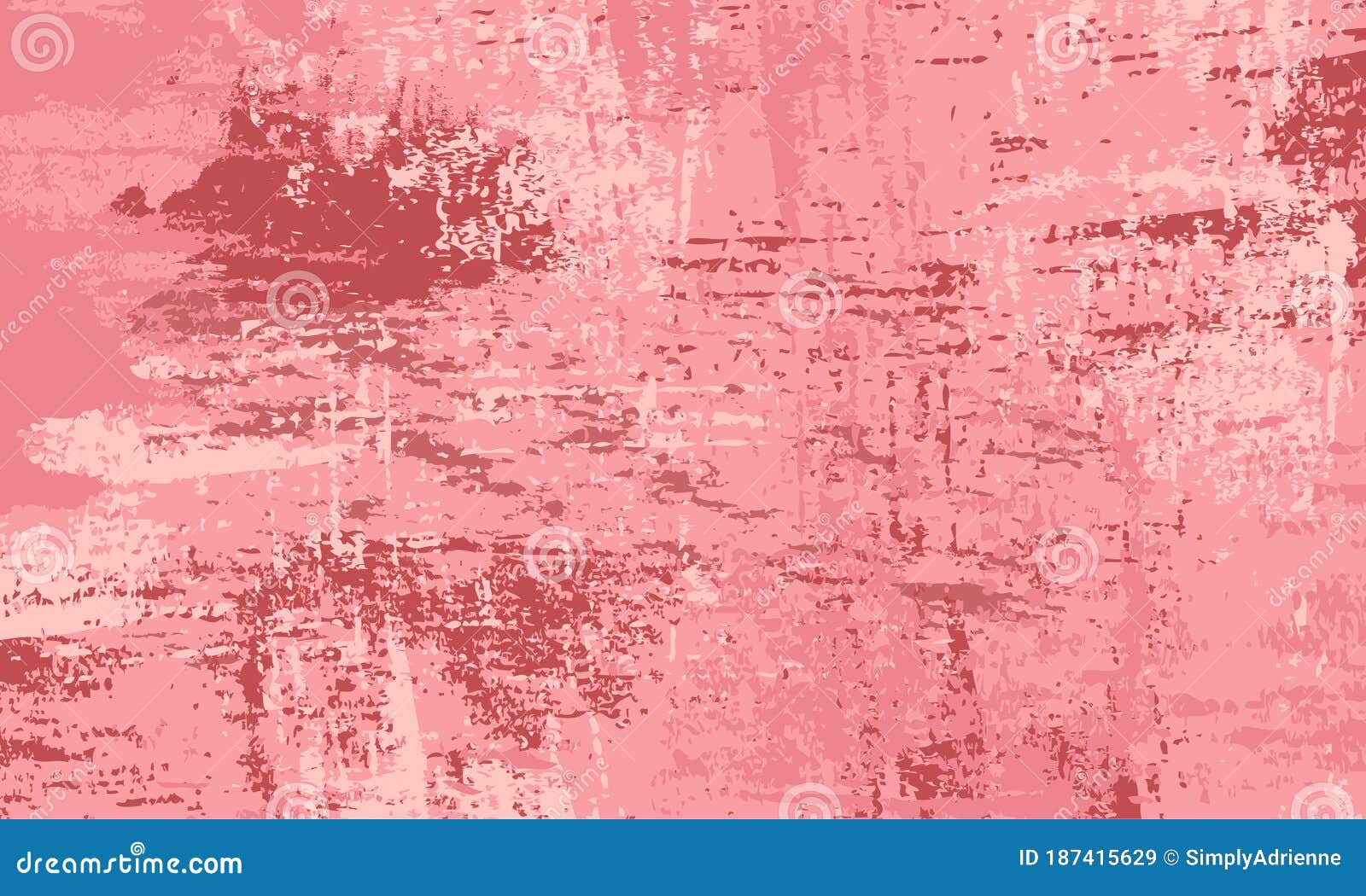 Vector of Shades of Pink Grunge Texture with Paintbrush Stroke Effect ...