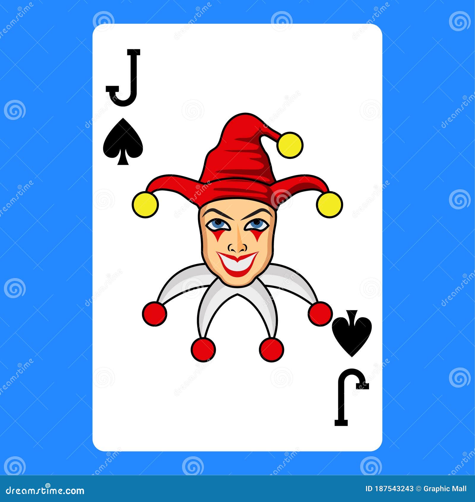Playing Poker Card Jack Icon Image. Stock Illustration - Illustration ...