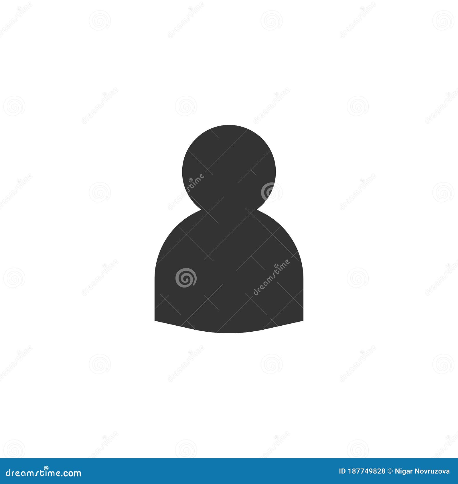 User Icon. Profile Vector Isolated Sign Symbol for Website and Mobile ...