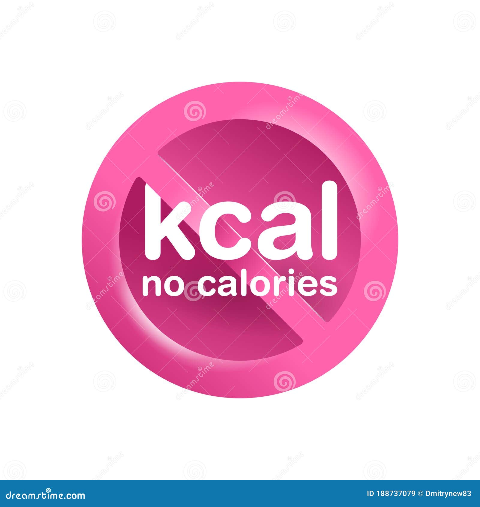 No calories marking sign stock vector. Illustration of care - 188737079
