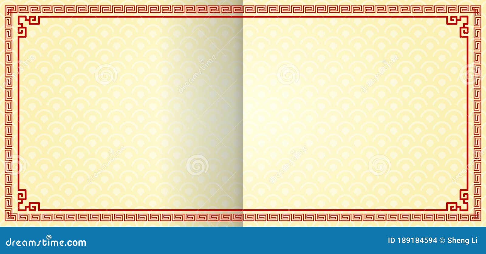 The Classic Chinese Card Background Stock Vector - Illustration of ...