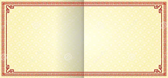 The Classic Chinese Card Background Stock Vector - Illustration of ...