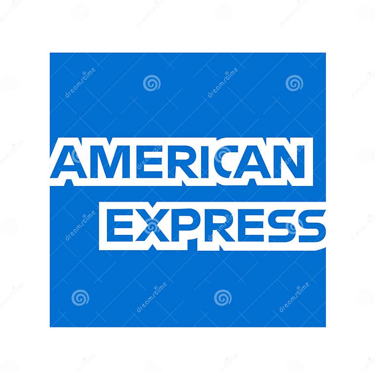 American Express or AMEX Logo Vector Editorial Photography ...