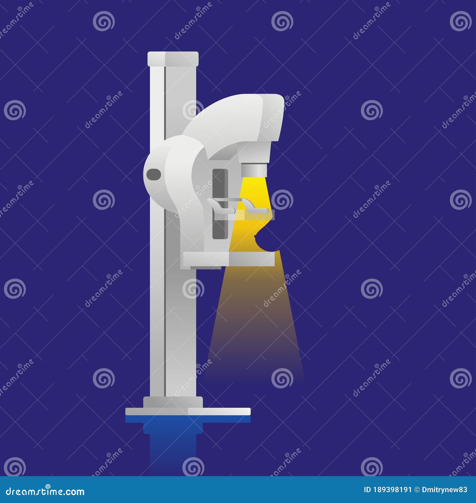 Mammogram - Breast Cancer Diagnostics Cartoon Vector | CartoonDealer ...