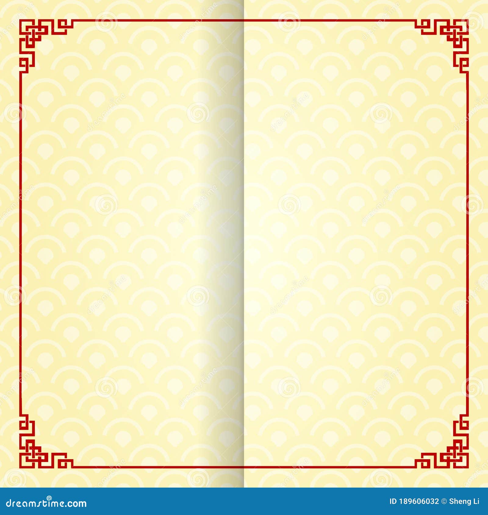 The Classic Chinese Card Background Stock Vector - Illustration of ...