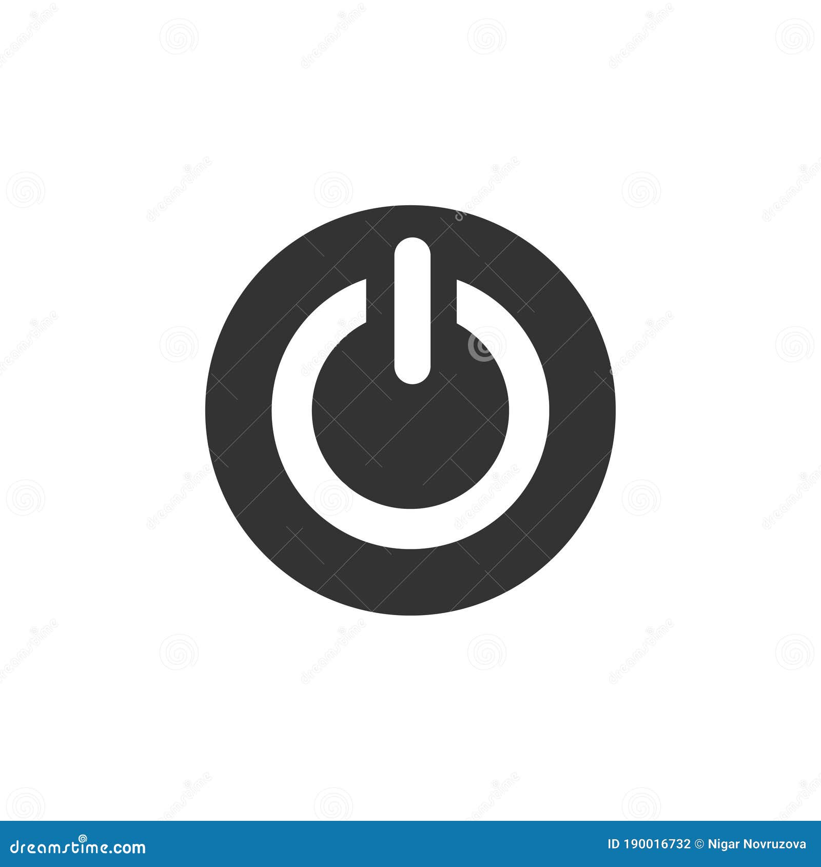 On/Off Switch - Vector Icon. Power Button Icon for Web Site and Mobile ...