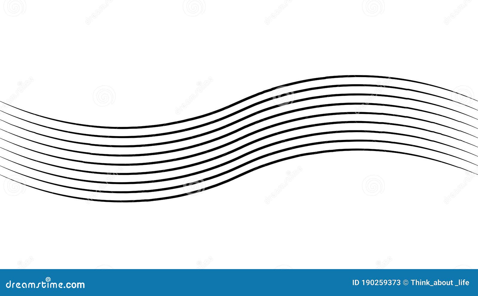 Abstract Wave Background Isolate on White Background | Cool Wave ...