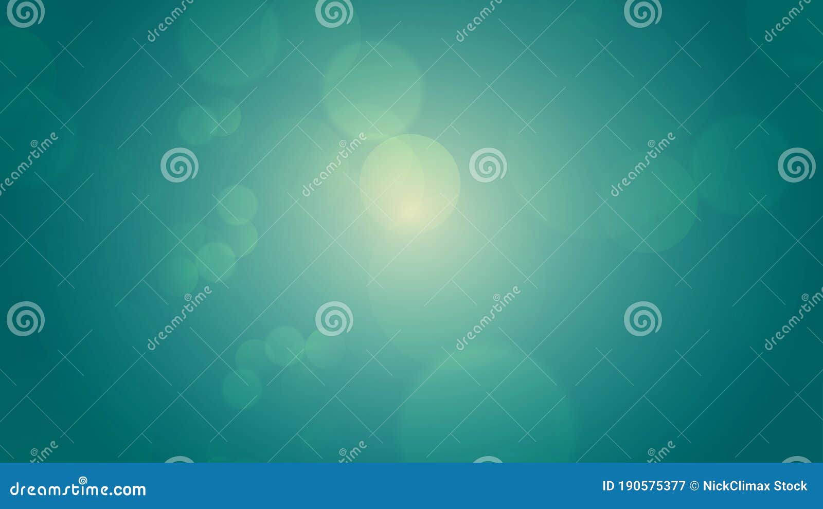 Abstract Bokeh Lights with Light Blue Ocean Gradient White Background ...
