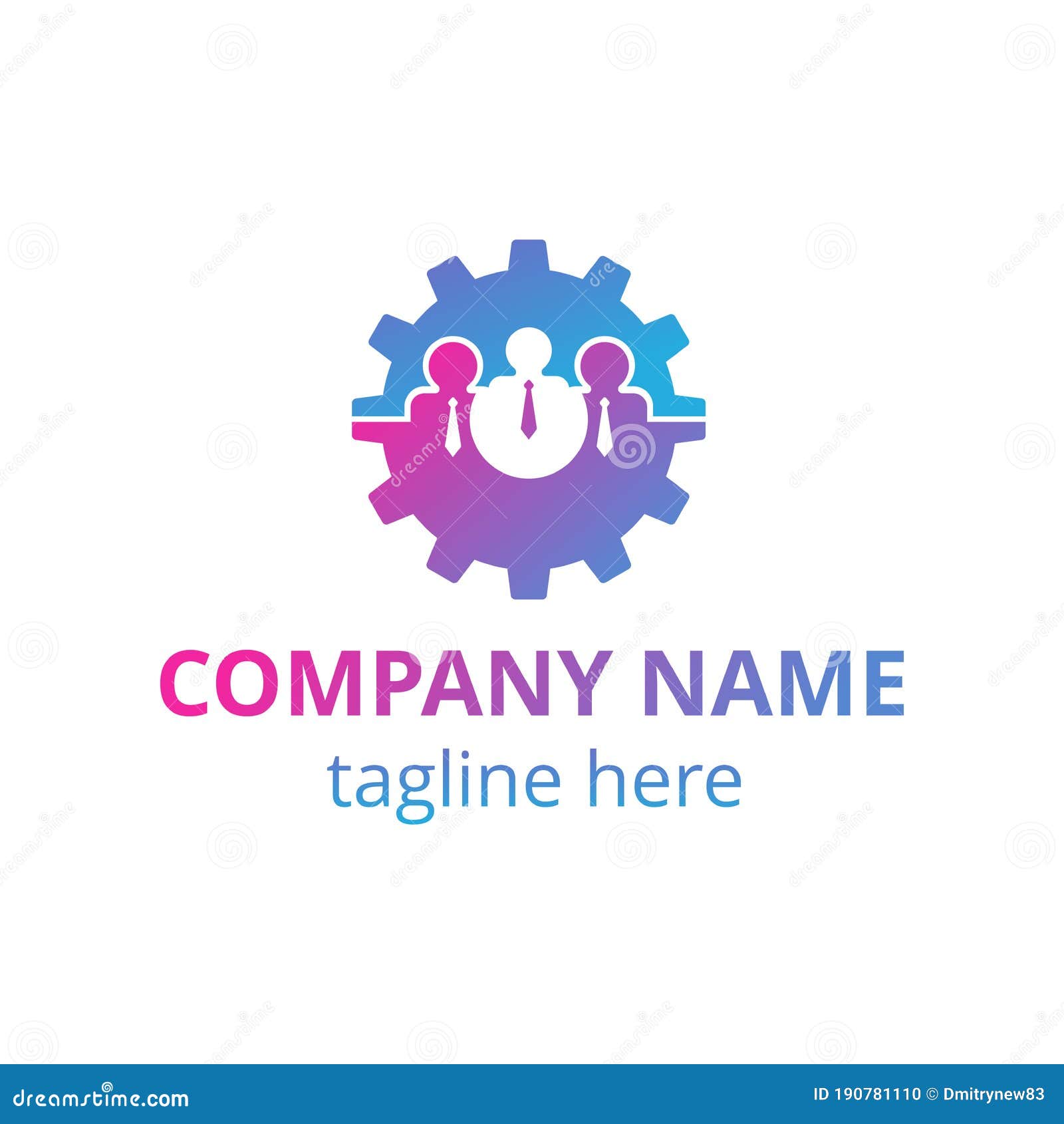Human Resources Logoor Team Work Icon Template Stock Vector ...