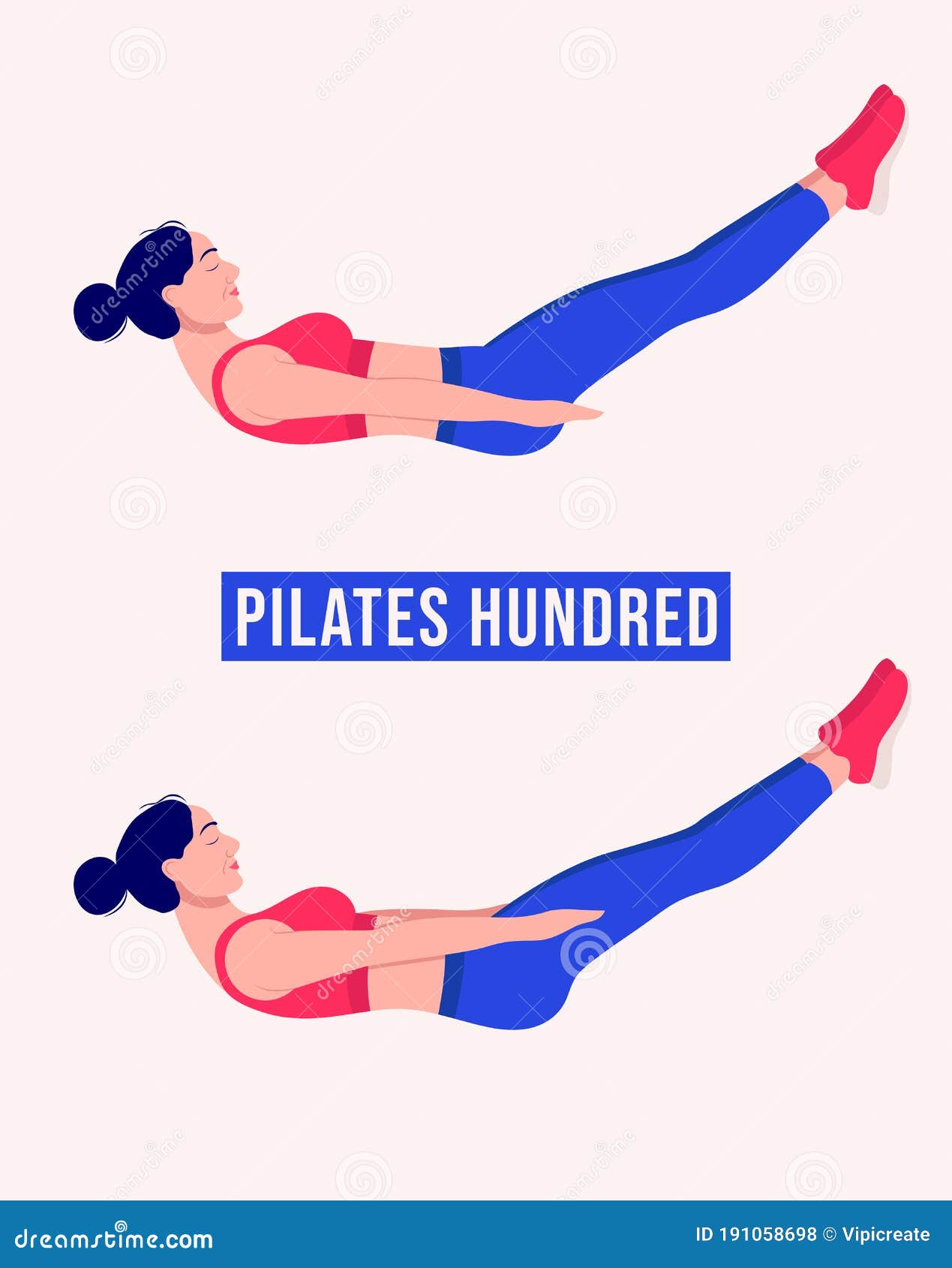 Pilates Exercises Stock Illustrations – 1,328 Pilates Exercises Stock ...