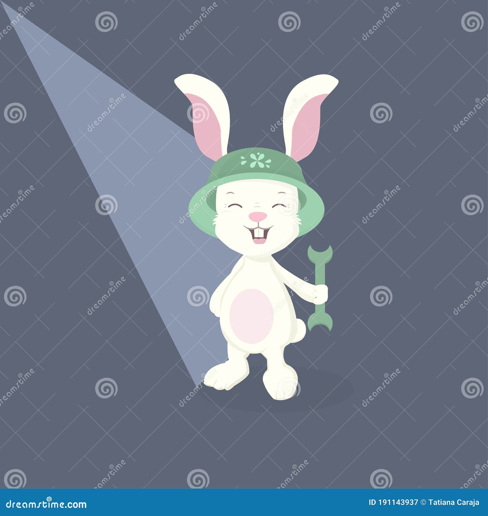 Hand-drawn Vector Rabbit. Simple Cartoon Bunny Isolated. Doodle ...