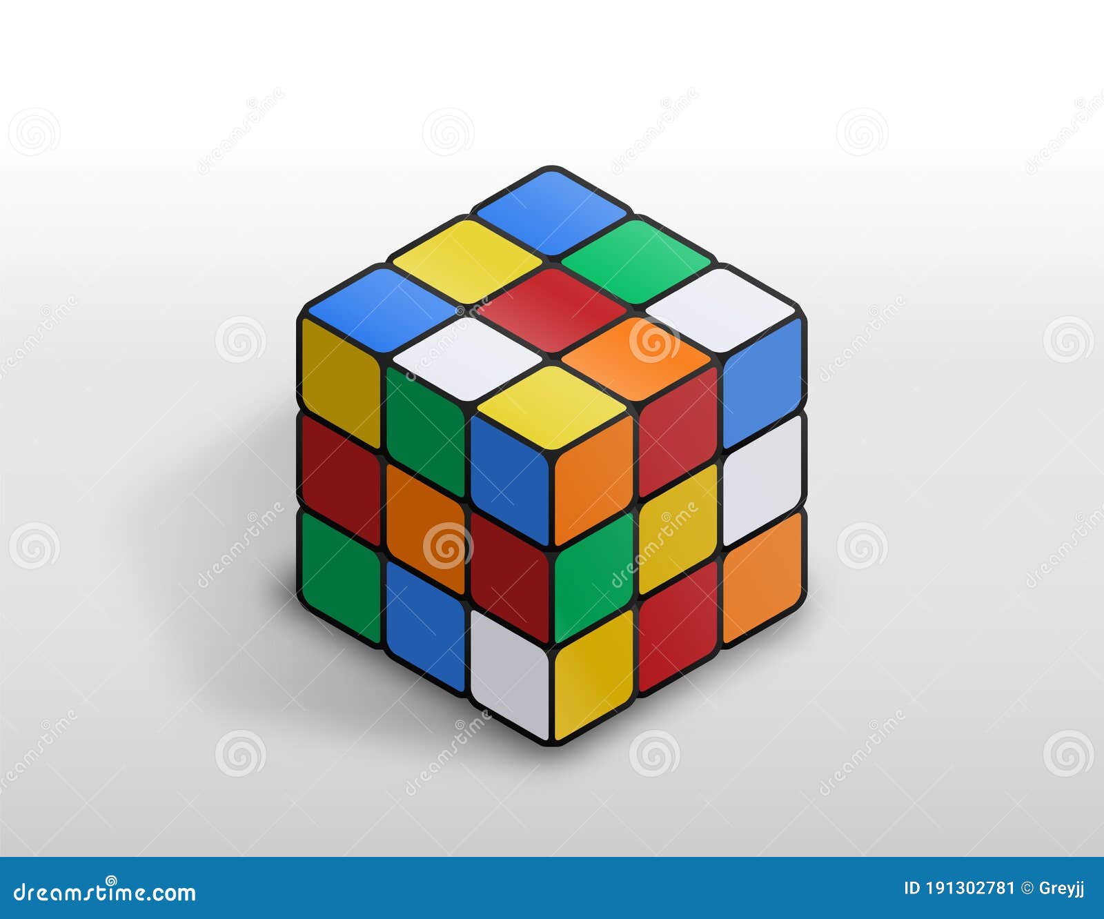 Rubik`s Cube with Rotated Sides Editorial Photo - Illustration of piece ...