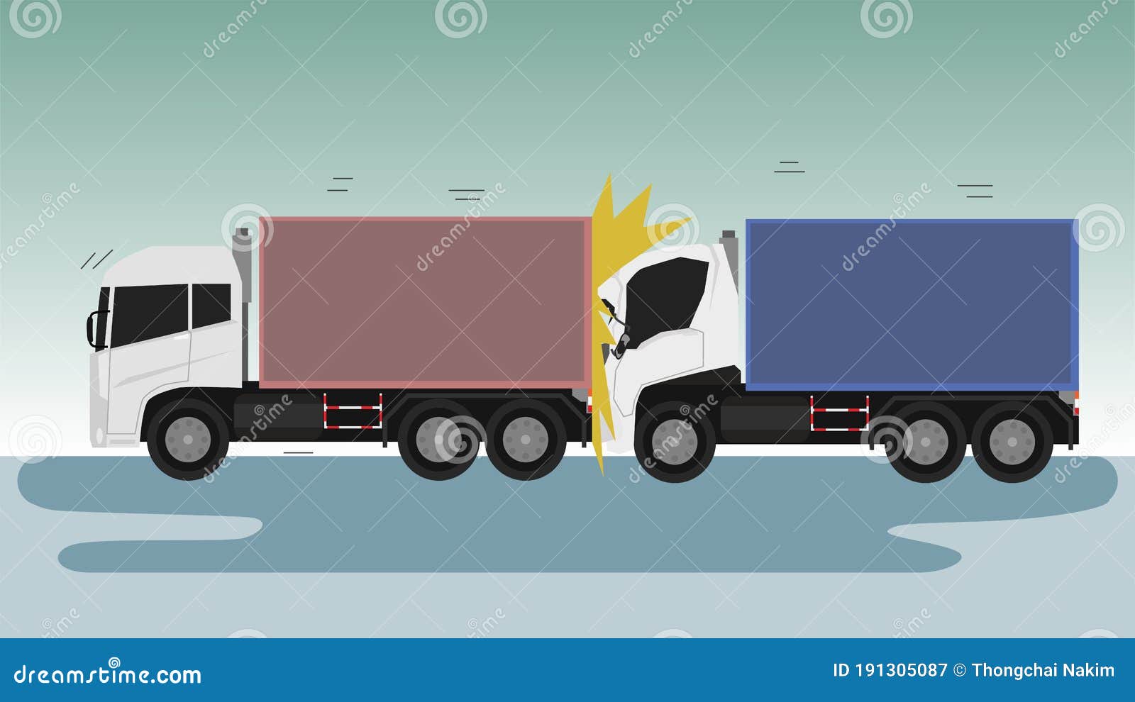 Collided Stock Illustrations – 90 Collided Stock Illustrations, Vectors ...
