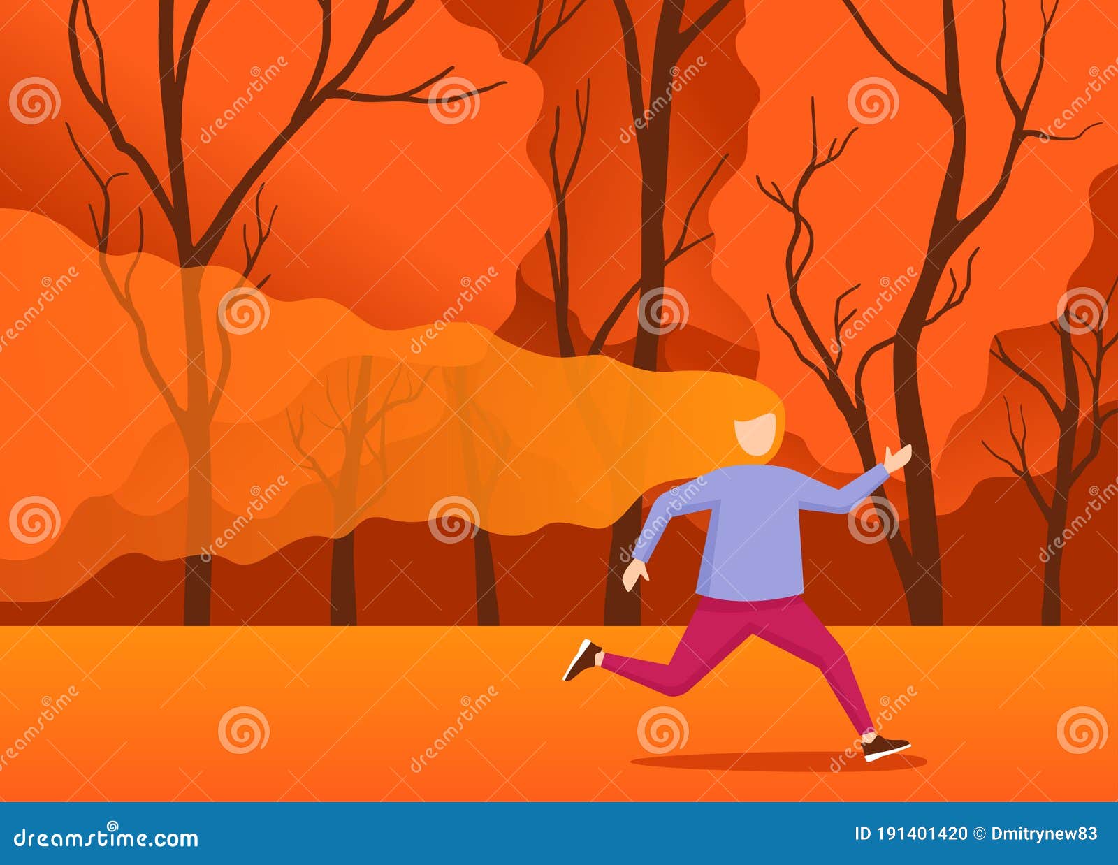 Park Warn Cartoon Vector | CartoonDealer.com #44698373