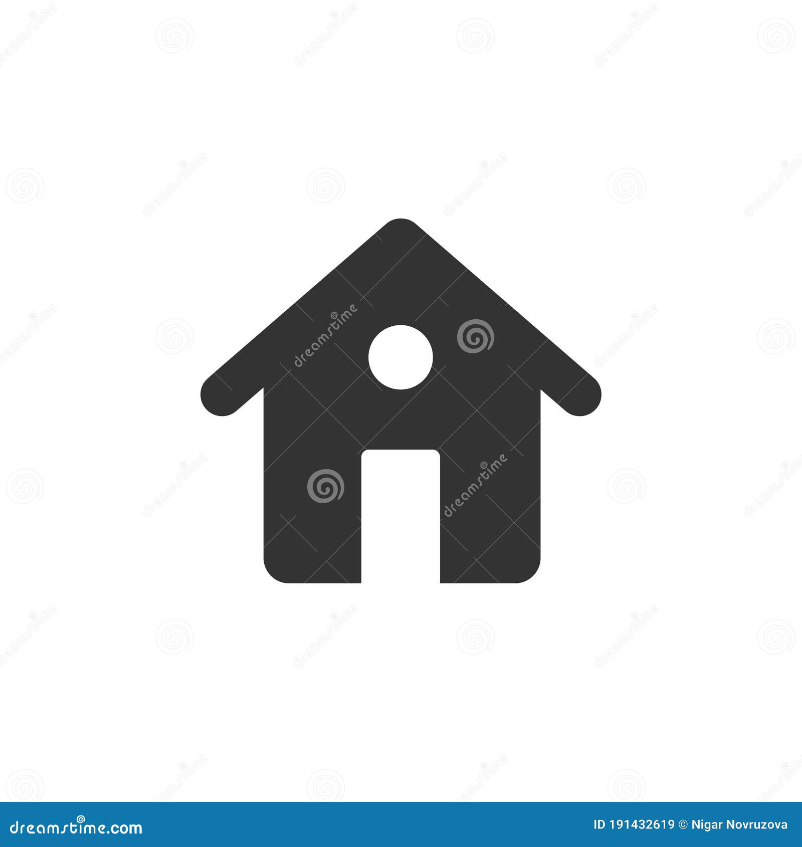 Home Button Icon. Home Page Symbol for Website and Mobile App Stock ...
