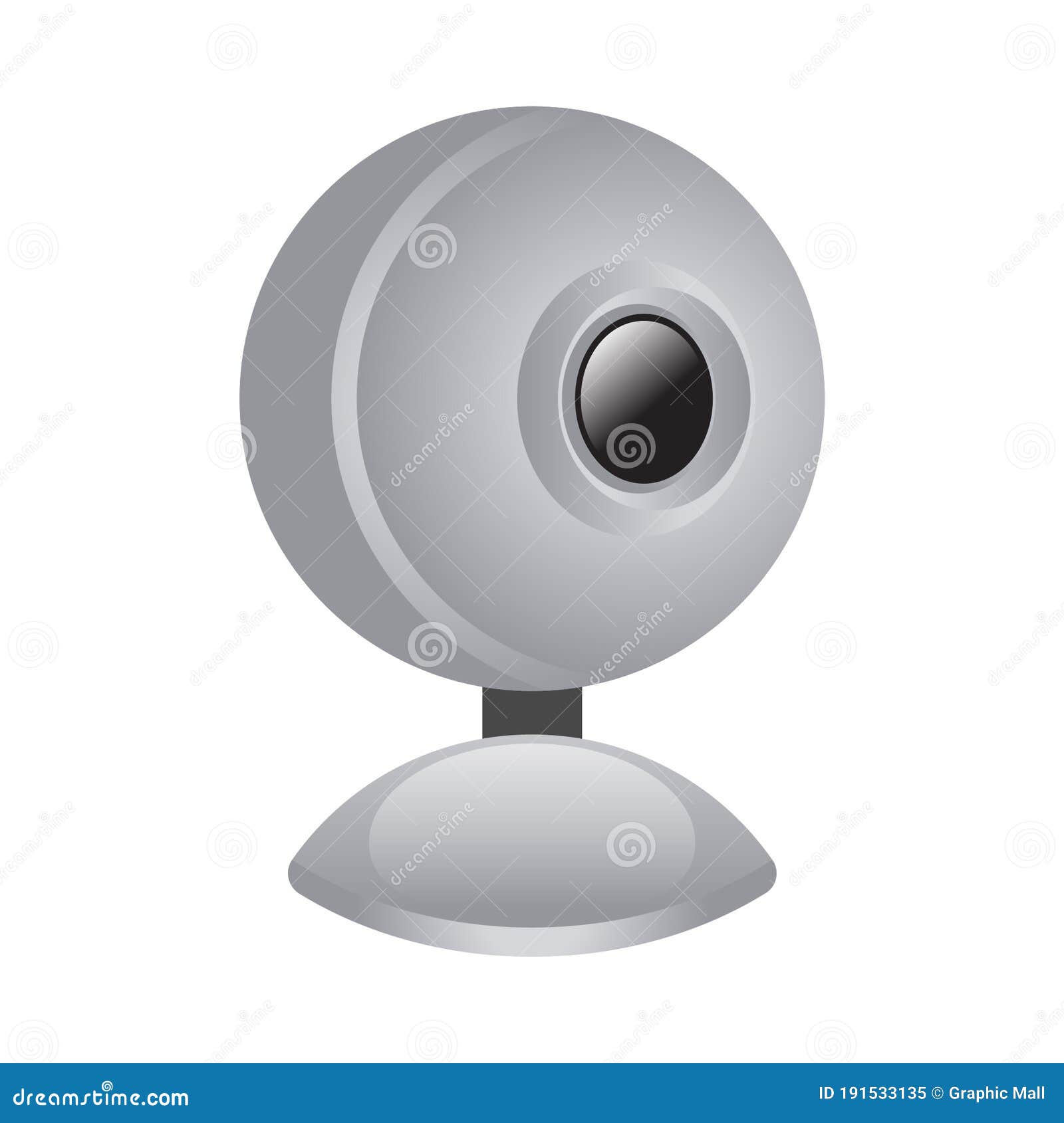 Webcam - Isometric 3D Illustration. Stock Vector - Illustration of ...