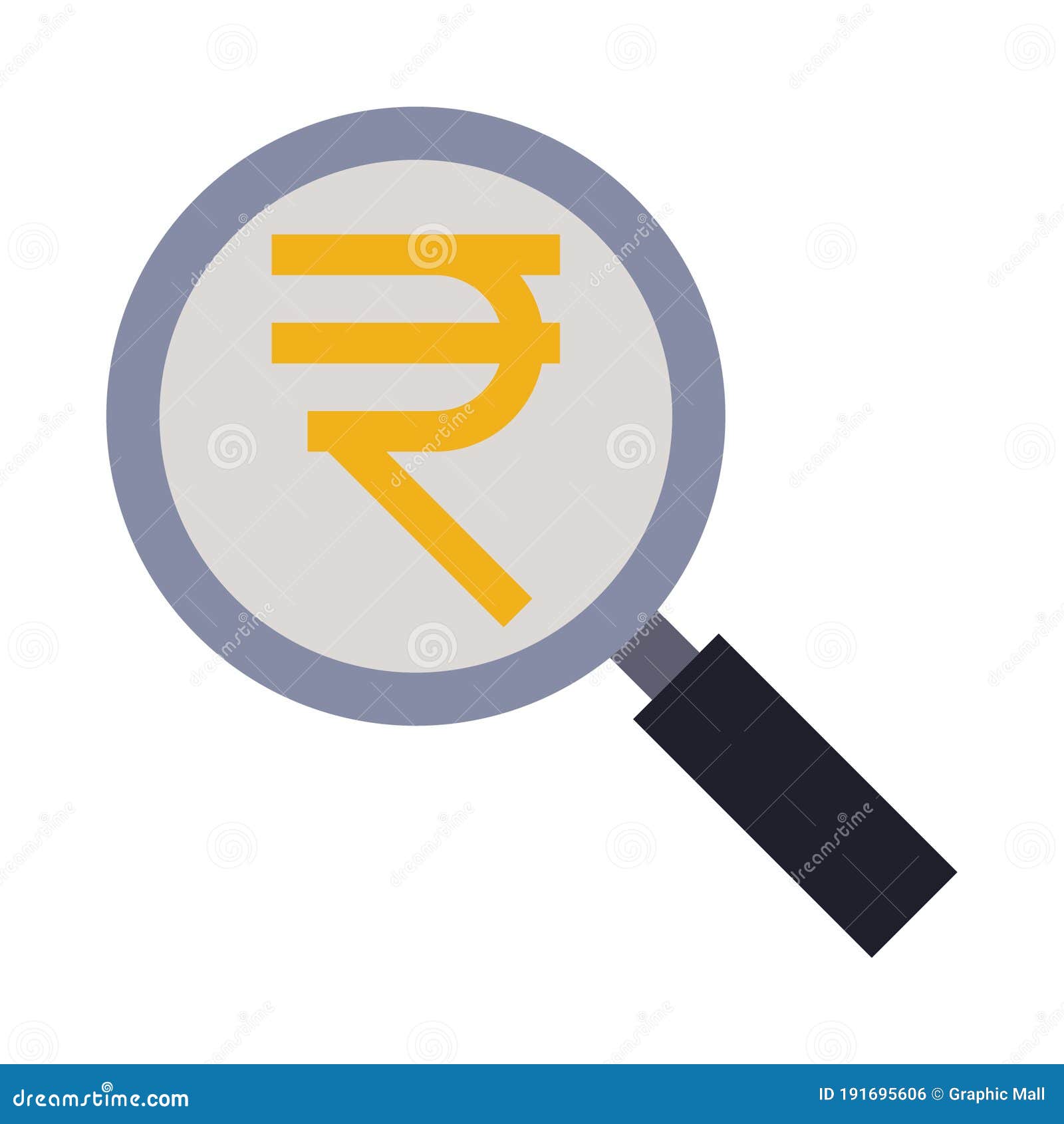 Find Rupee - Flat Color Image. Stock Vector - Illustration of rupee ...