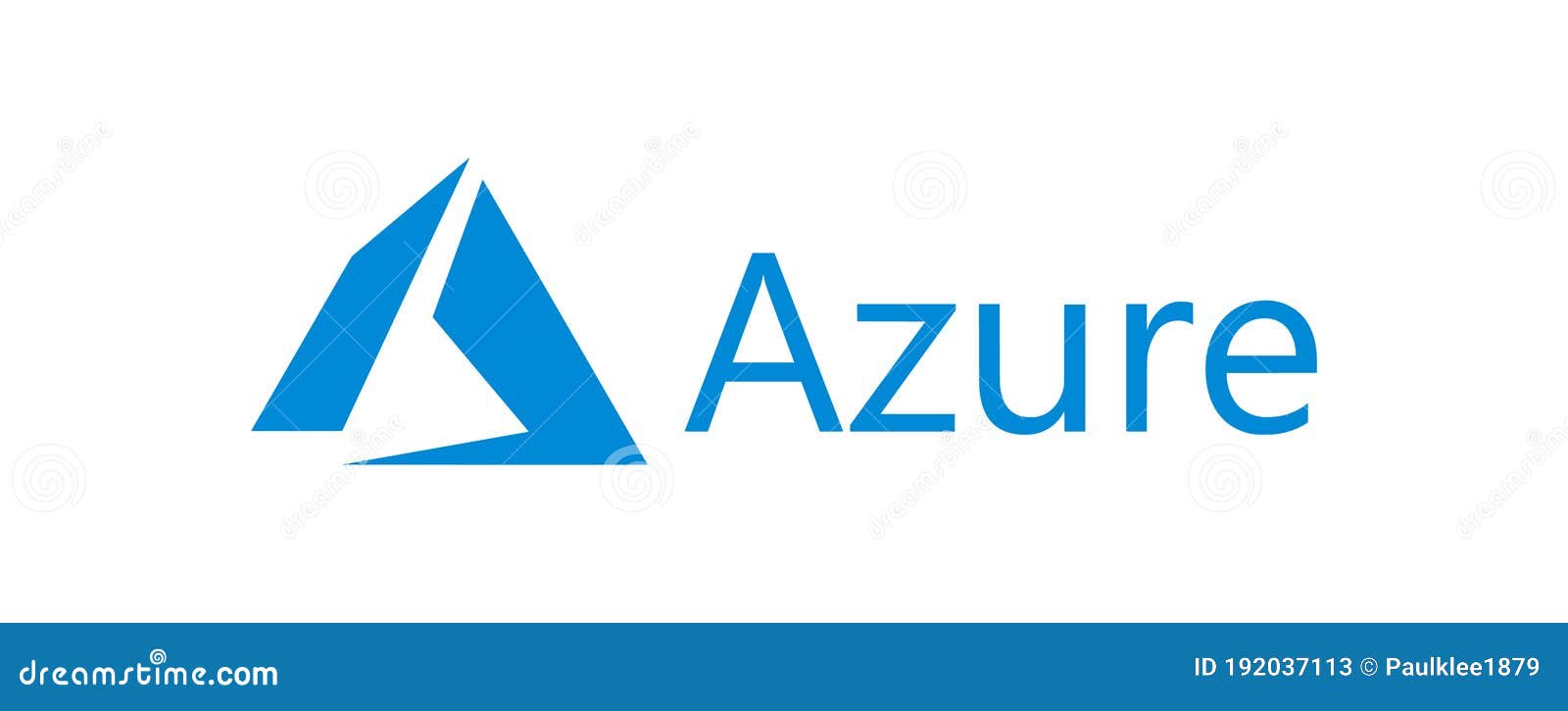 Azure Logo Vector Illustration on White Background Editorial Stock ...