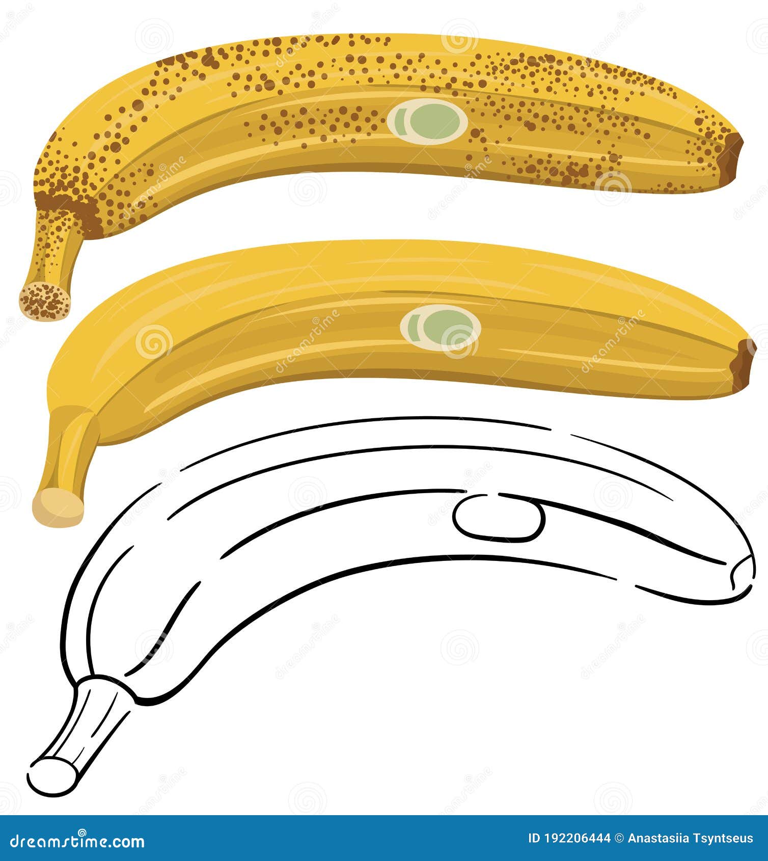 Illustration Of Banana Mascot With Cute Toa Cartoon Vector ...