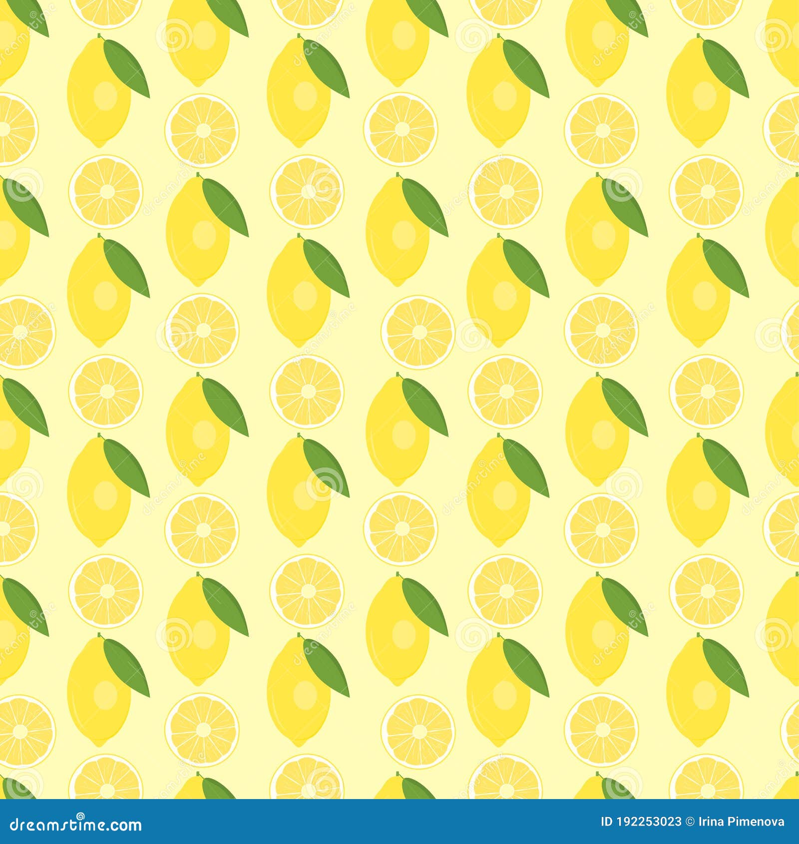Lemon. Seamless Vector Pattern for Design, Stock Vector - Illustration ...