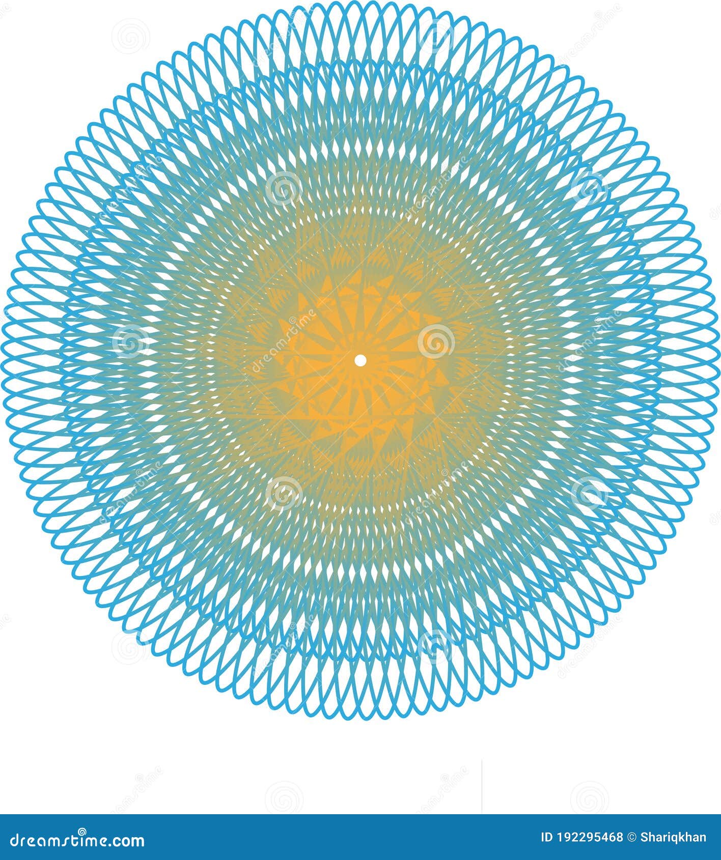 Abstract Spirograph Flower Background Texture Stock Illustration ...